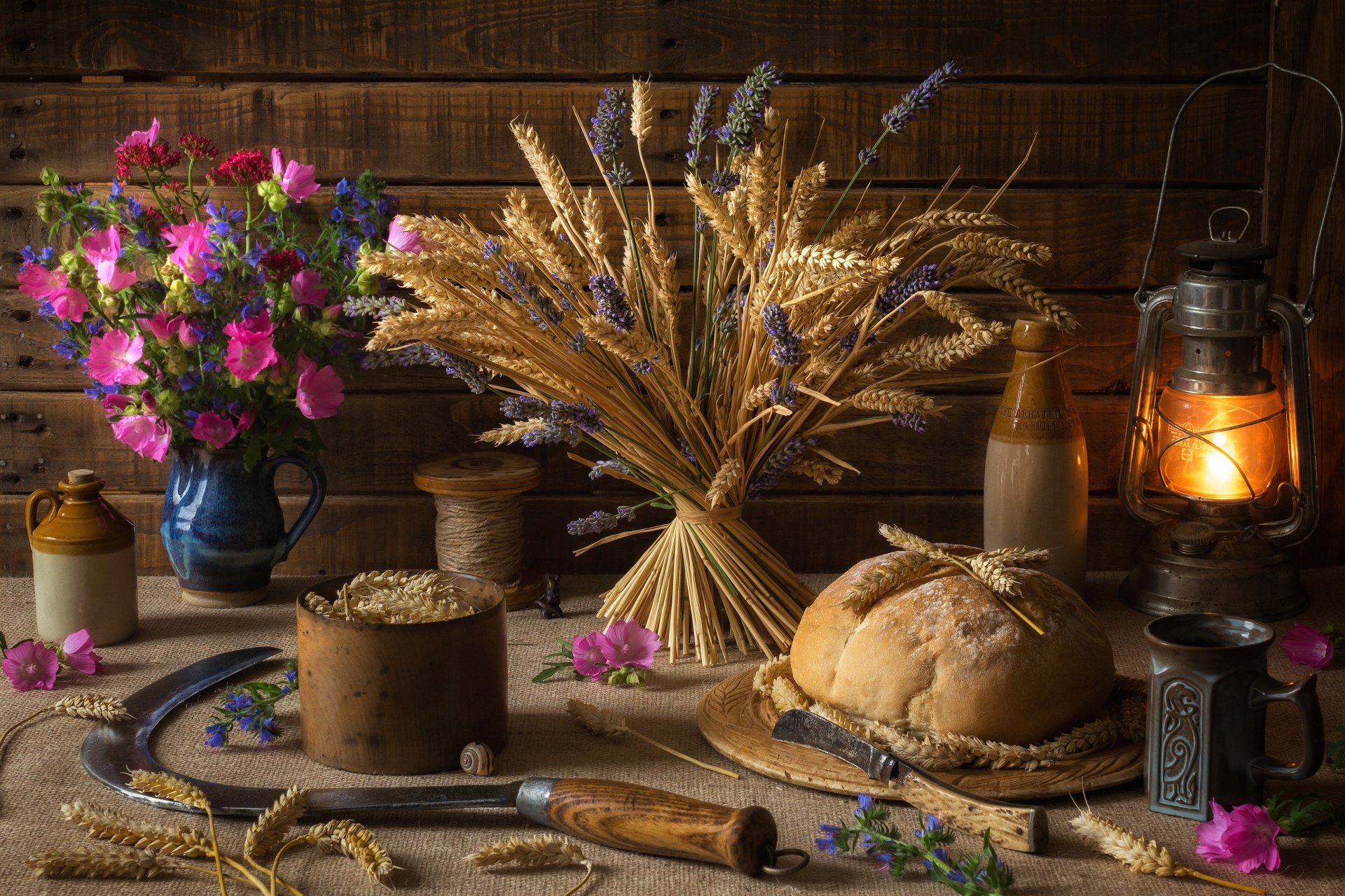 Fall Harvest Still Life - 4K Ultra HD Wallpaper