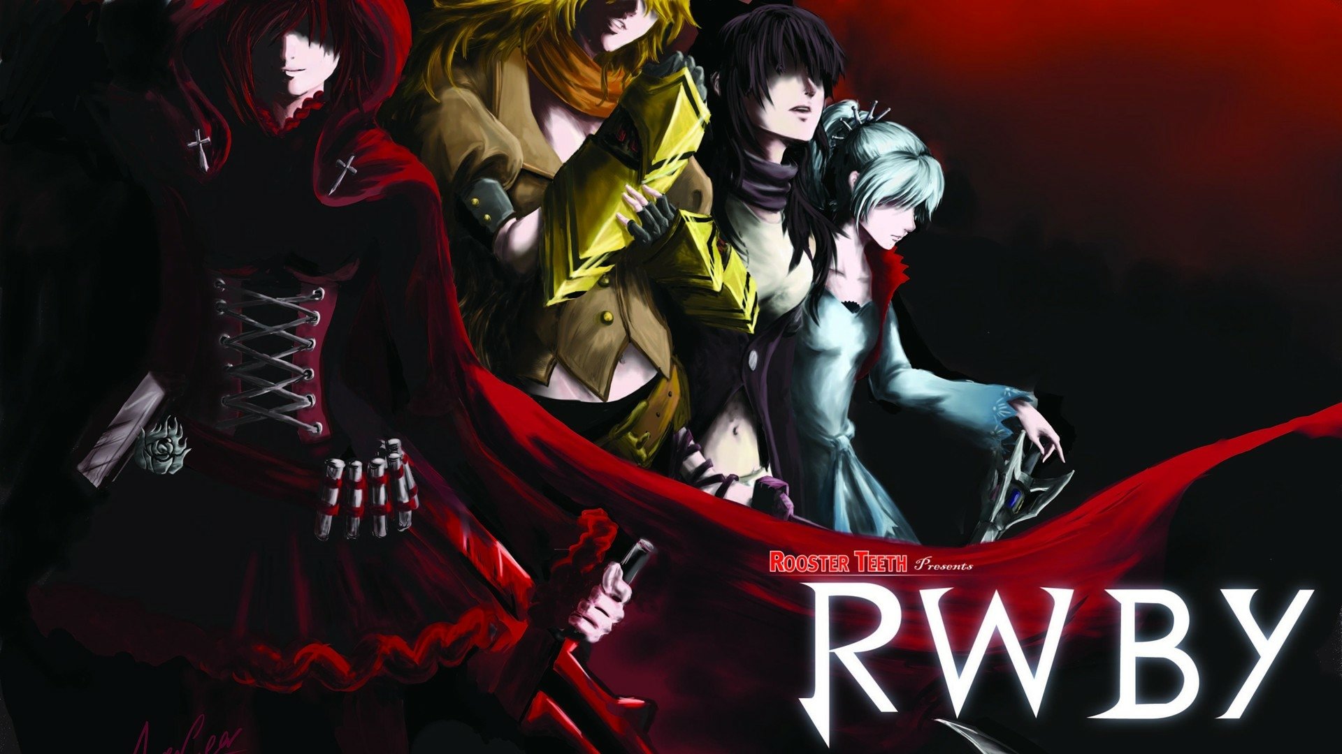 Download Ruby Rose (RWBY) Blake Belladonna Yang Xiao Long Weiss Schnee ...