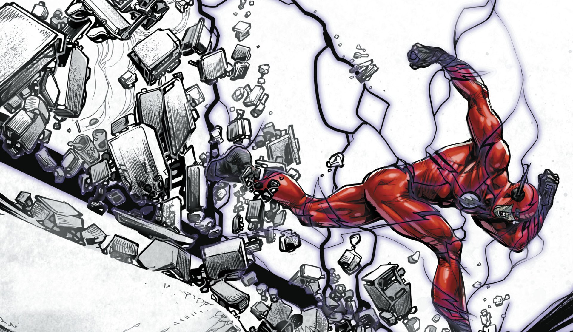 The Flash Illustration Wallpaper