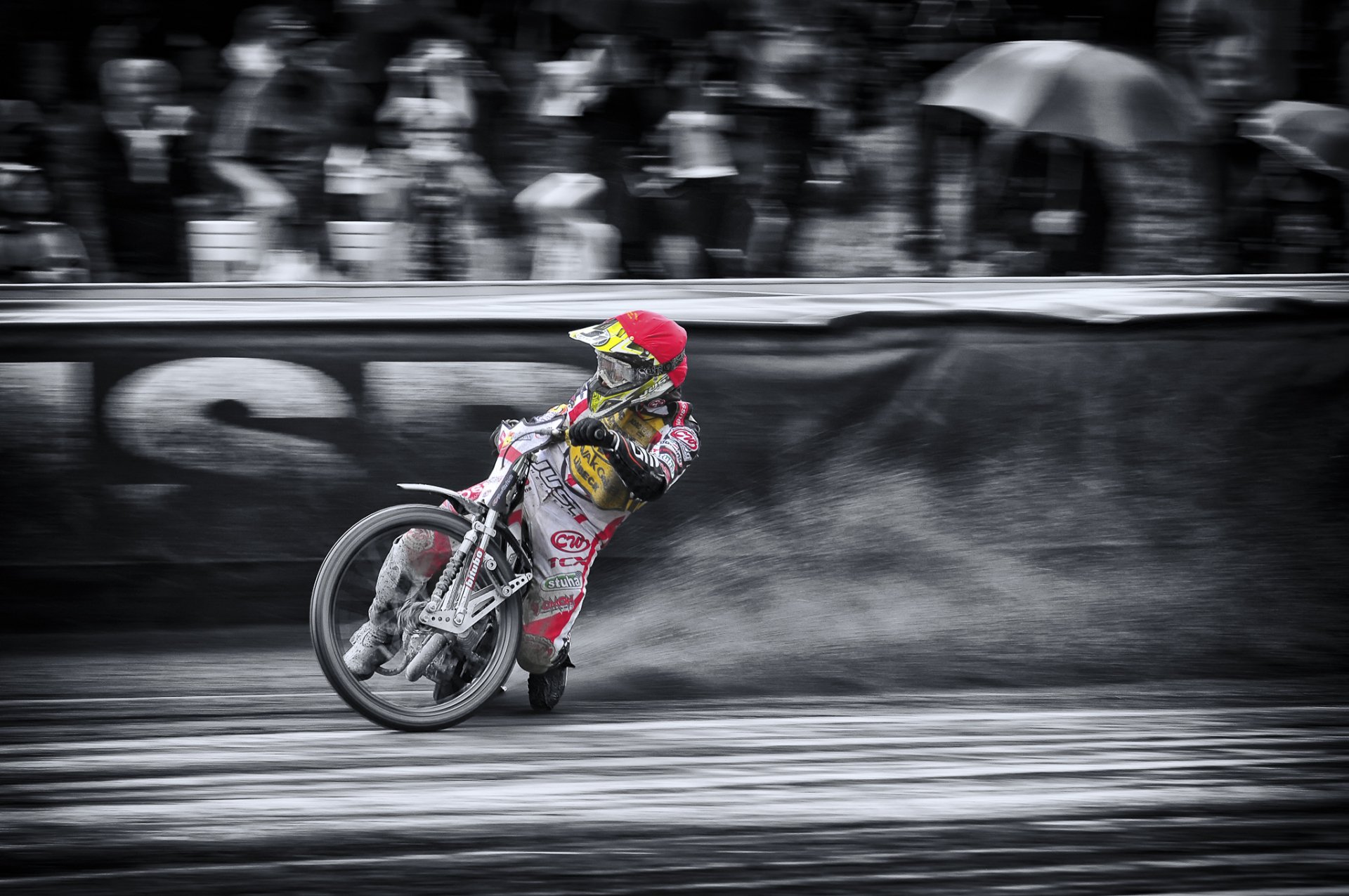 Download Selective Color Motorcycle Motocross Sports HD Wallpaper ...