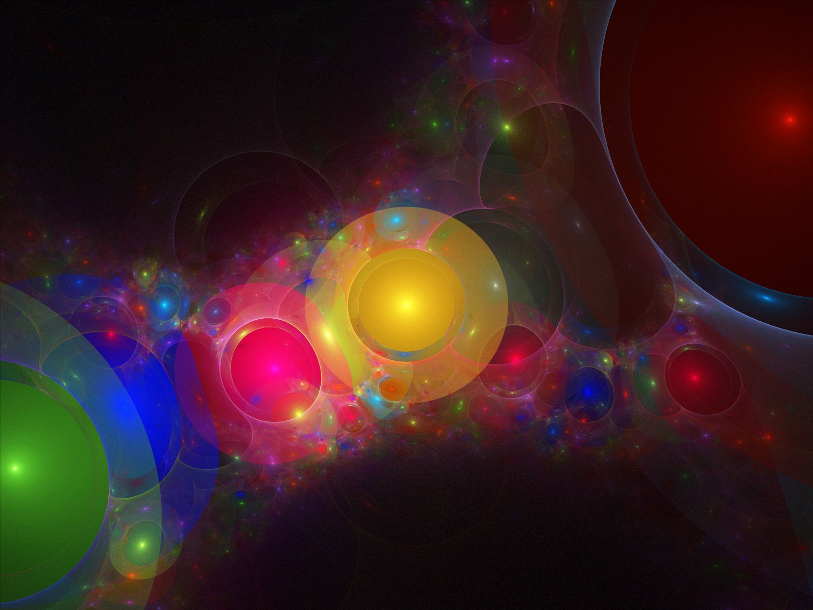 Vibrant Abstract CGI Art: Colorful HD Wallpaper