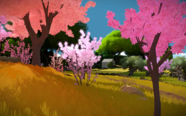 The Witness: Stunning 4K Ultra HD Autumn Escape Wallpaper