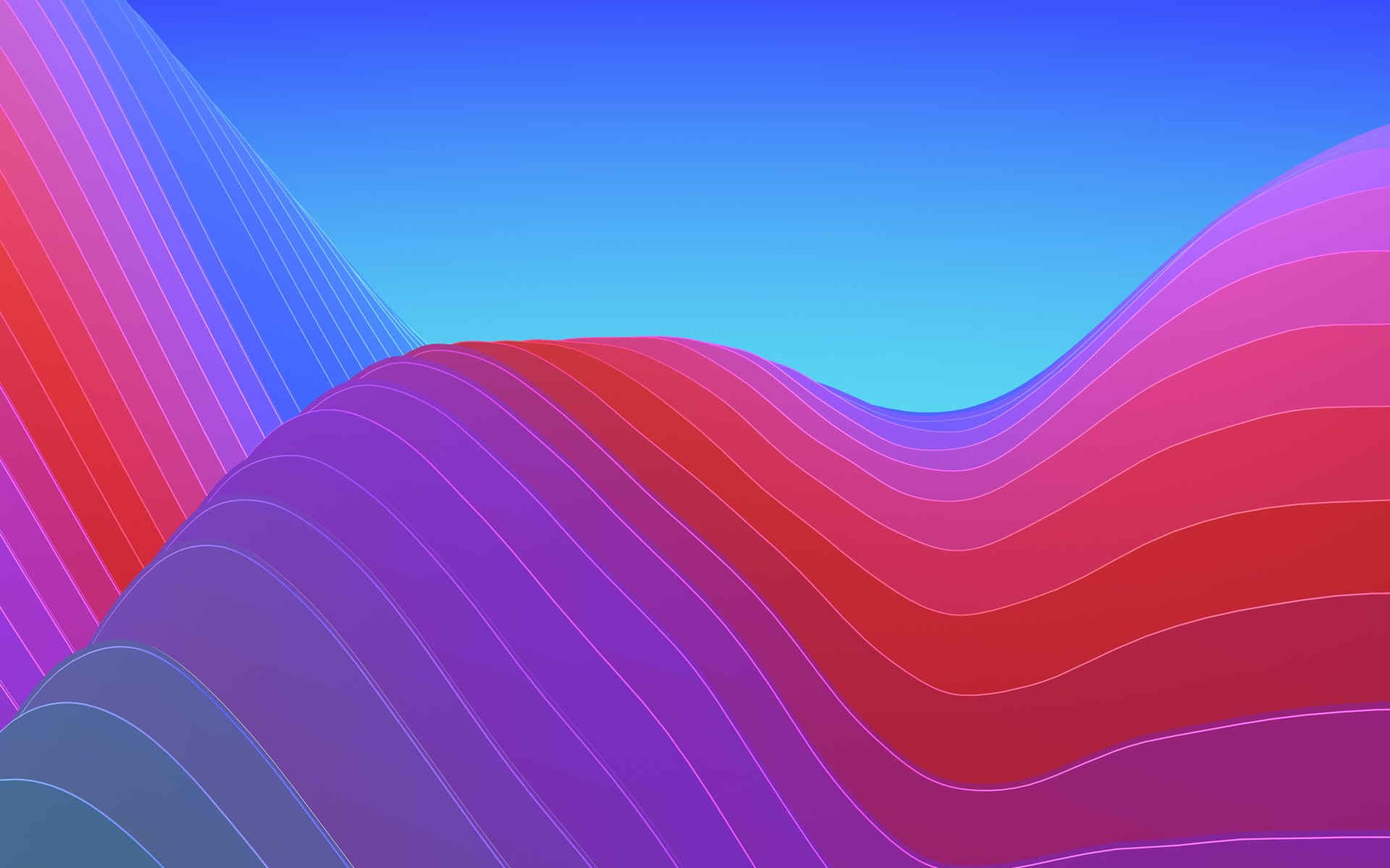 4K Ultra HD Abstract Wave: Vibrant Flow in High Definition