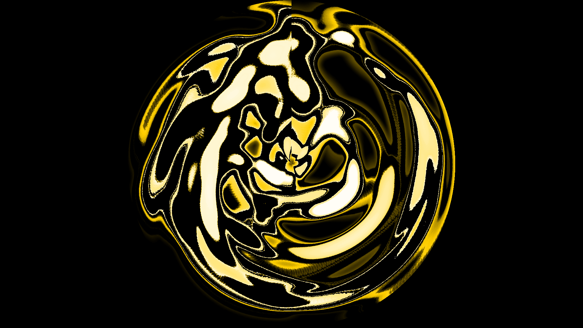Download Yellow Abstract Swirl HD Wallpaper by Spwoof