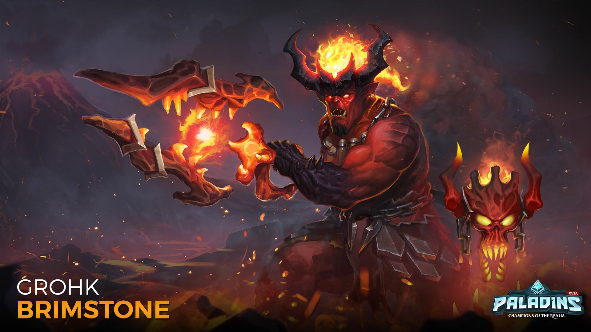 Download Grohk (Paladins) Paladins Video Game HD Wallpaper