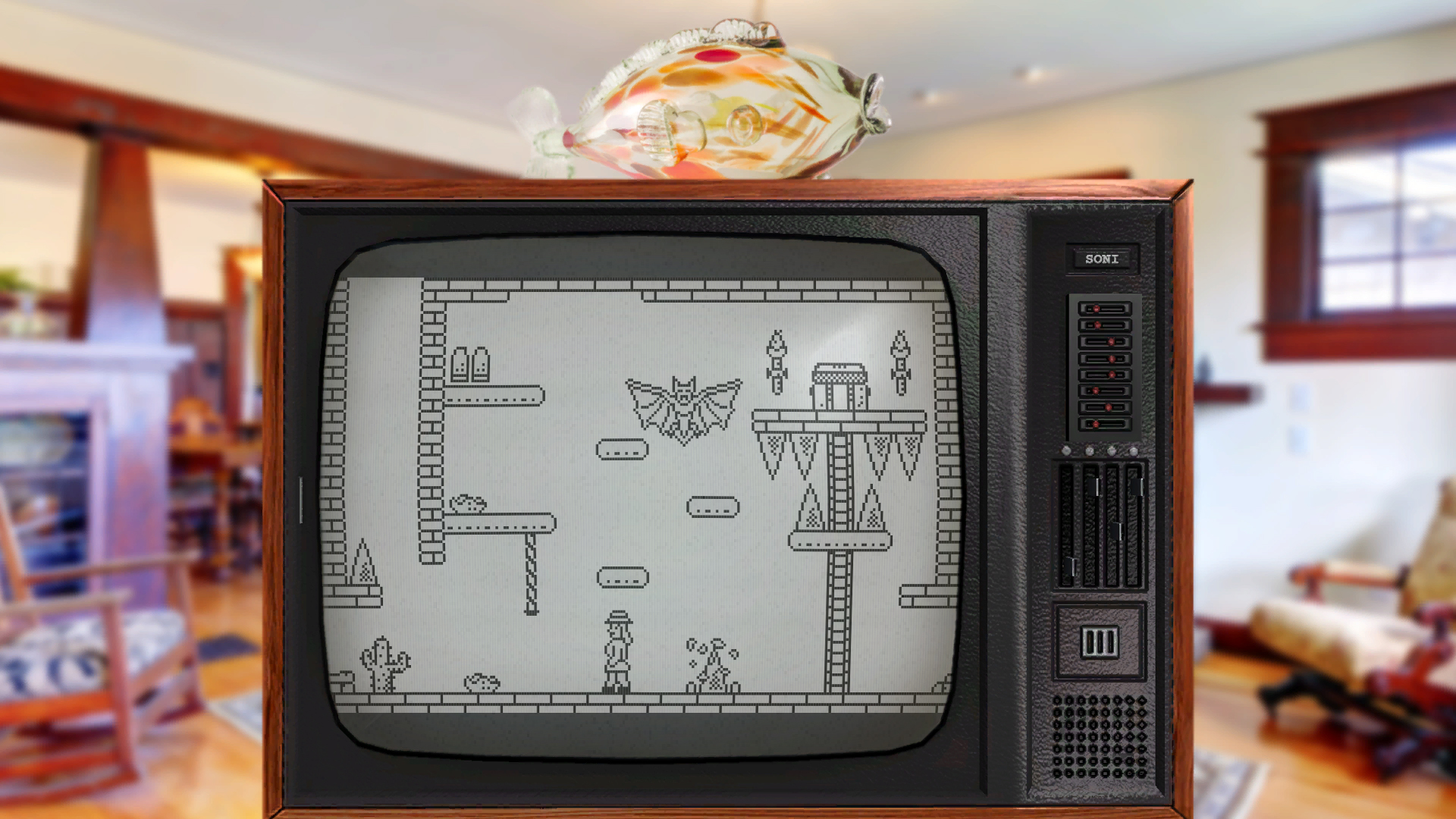 Elena Temple Retro Game HD Desktop Wallpaper