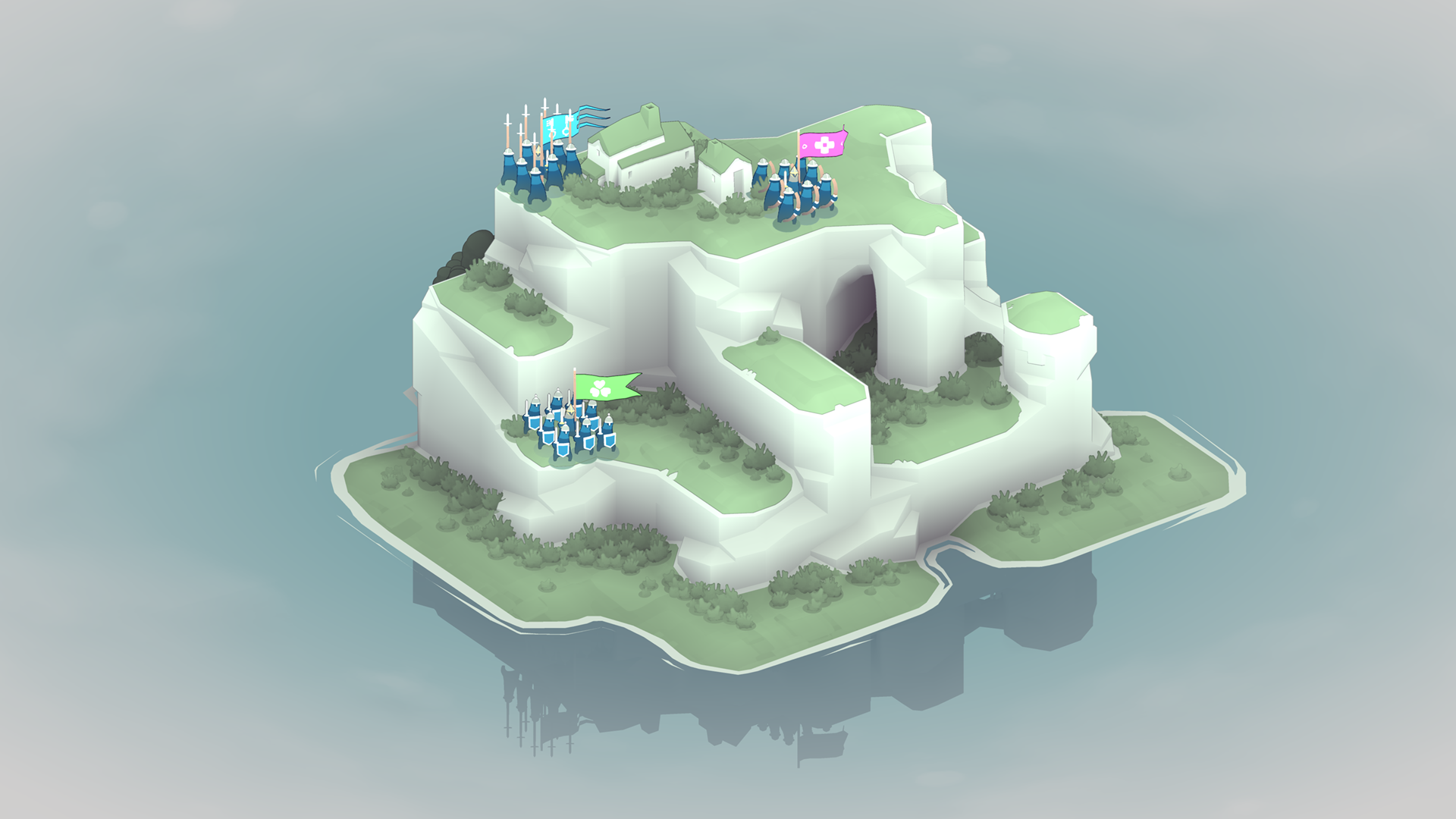 Bad North Game Island Battle HD Wallpaper