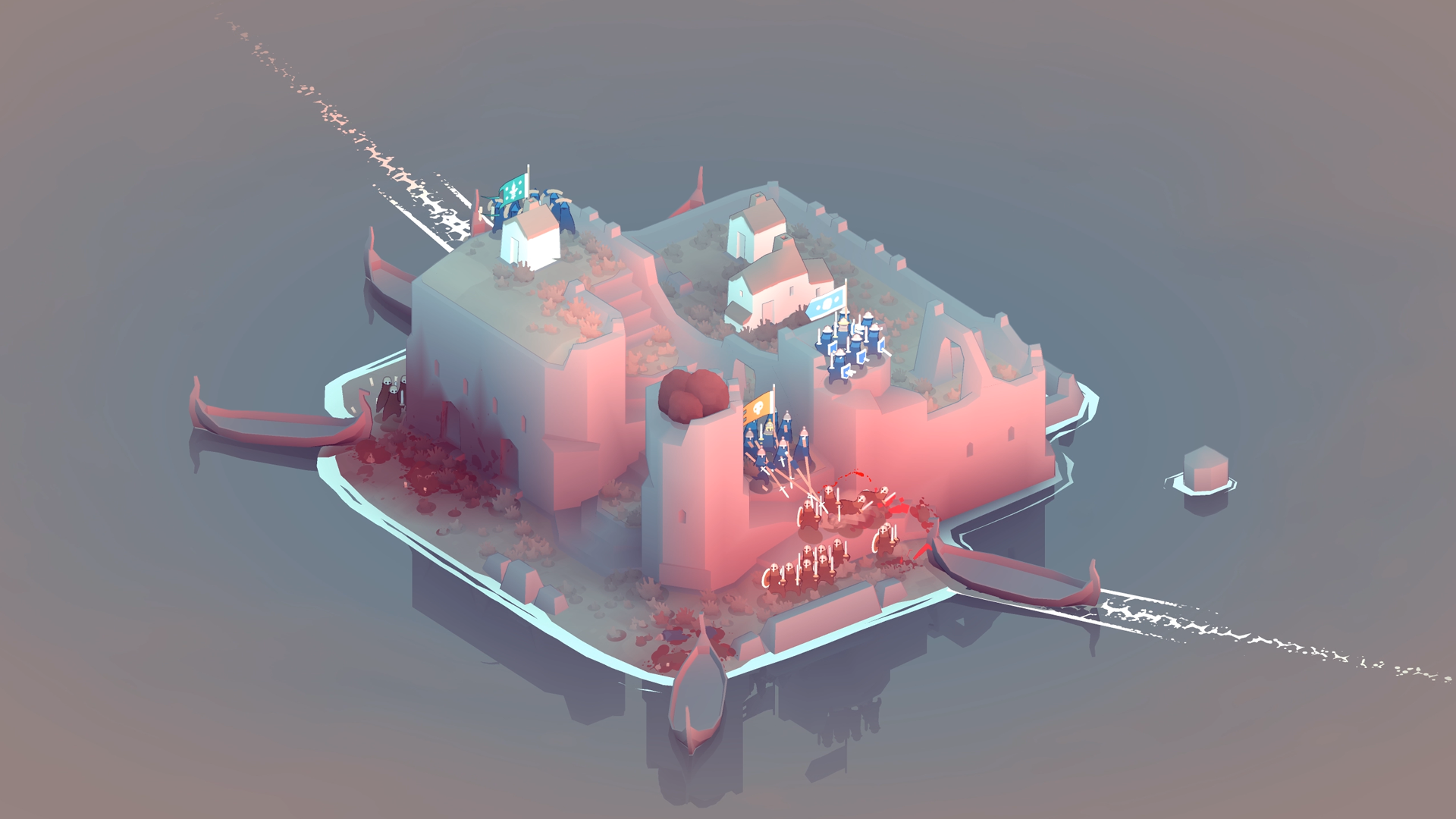 Bad North Game HD Wallpaper - Strategic Island Defense