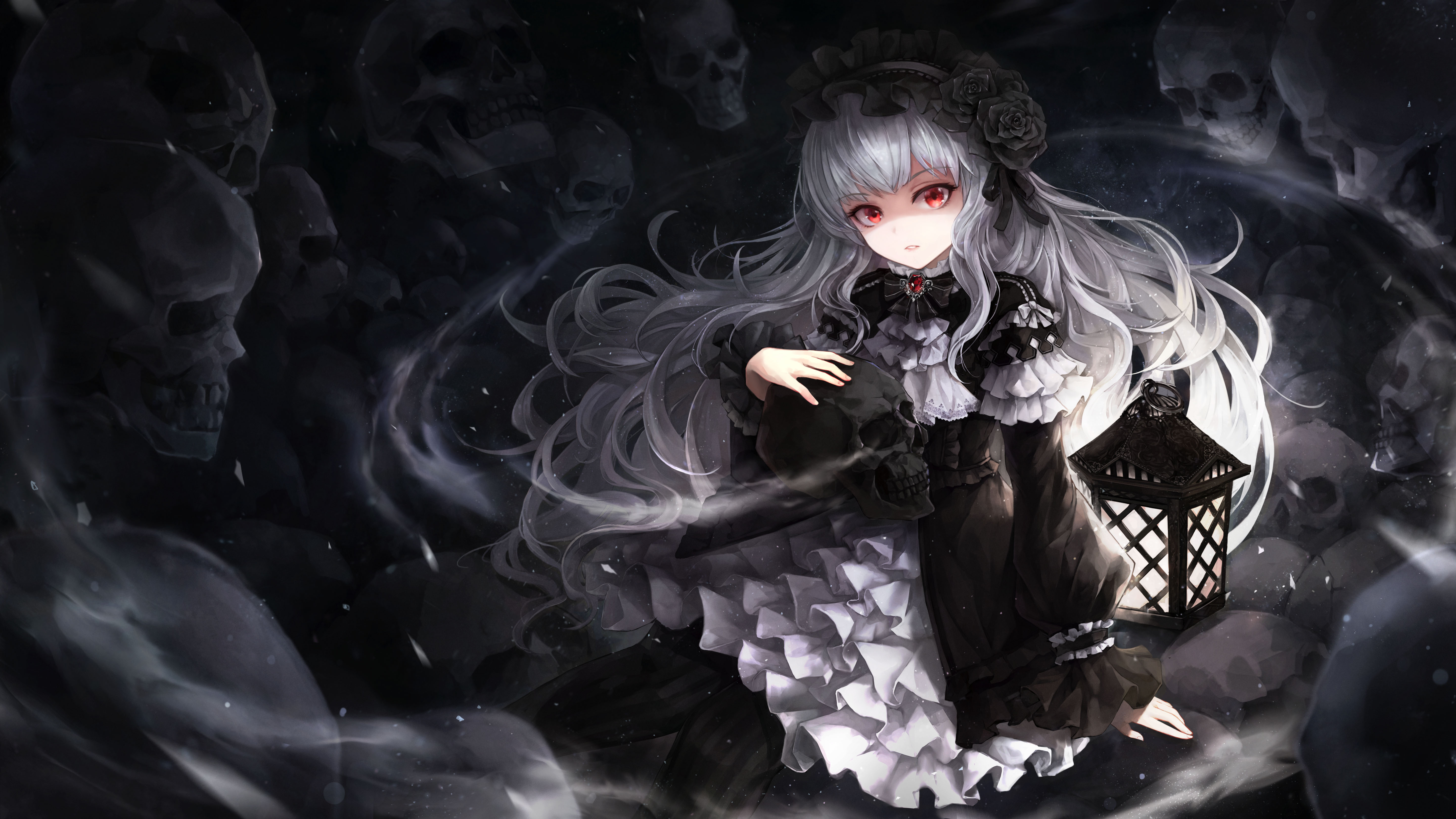Dark Gothic Anime In 4K Ultra HD Wallpaper By CrystalHerb Dark Gothic Anime In 4K Ultra HD Wallpaper By CrystalHerb