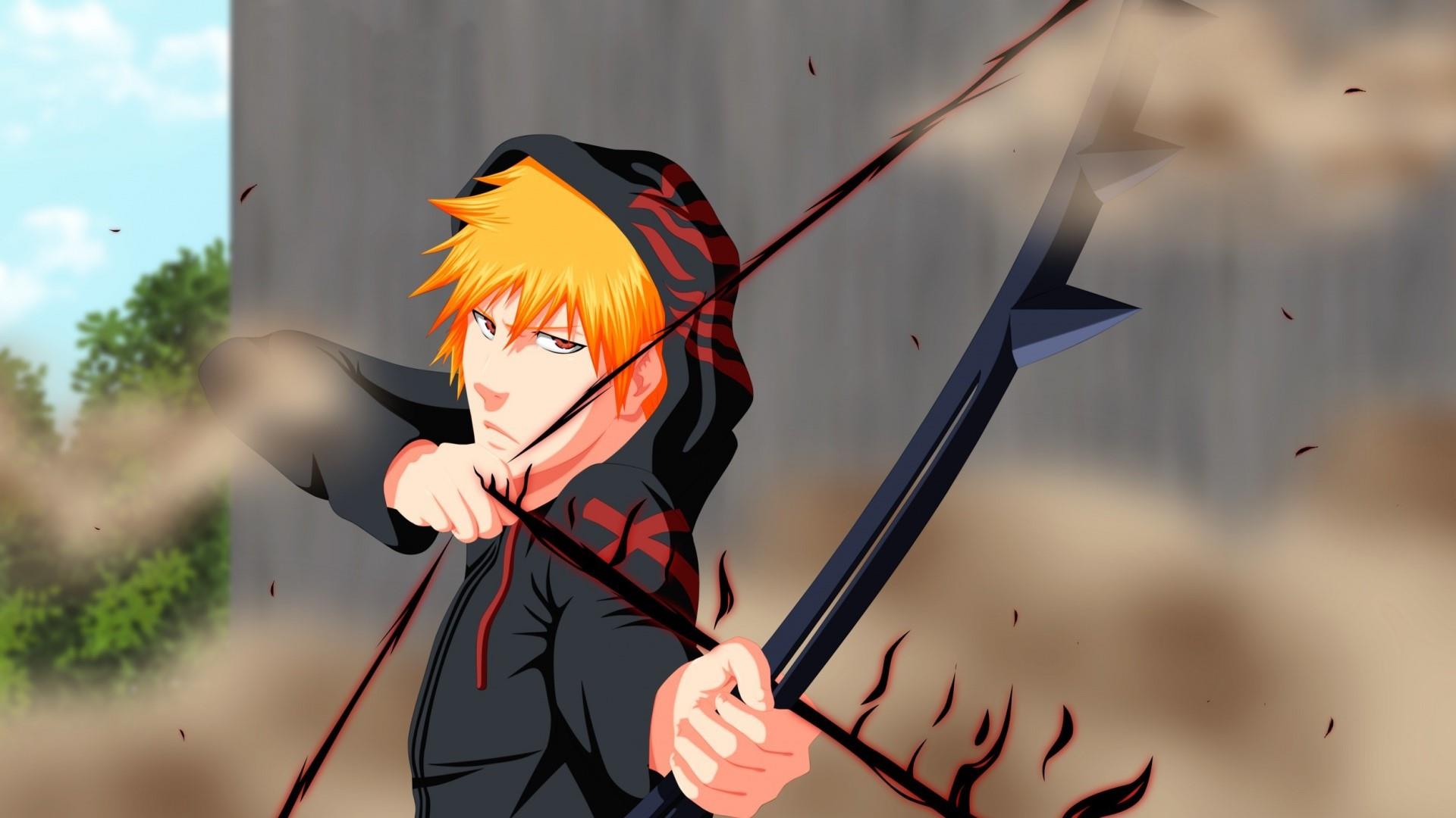 Ichigo Kurosaki Strikes: Epic Bleach Anime HD Wallpaper