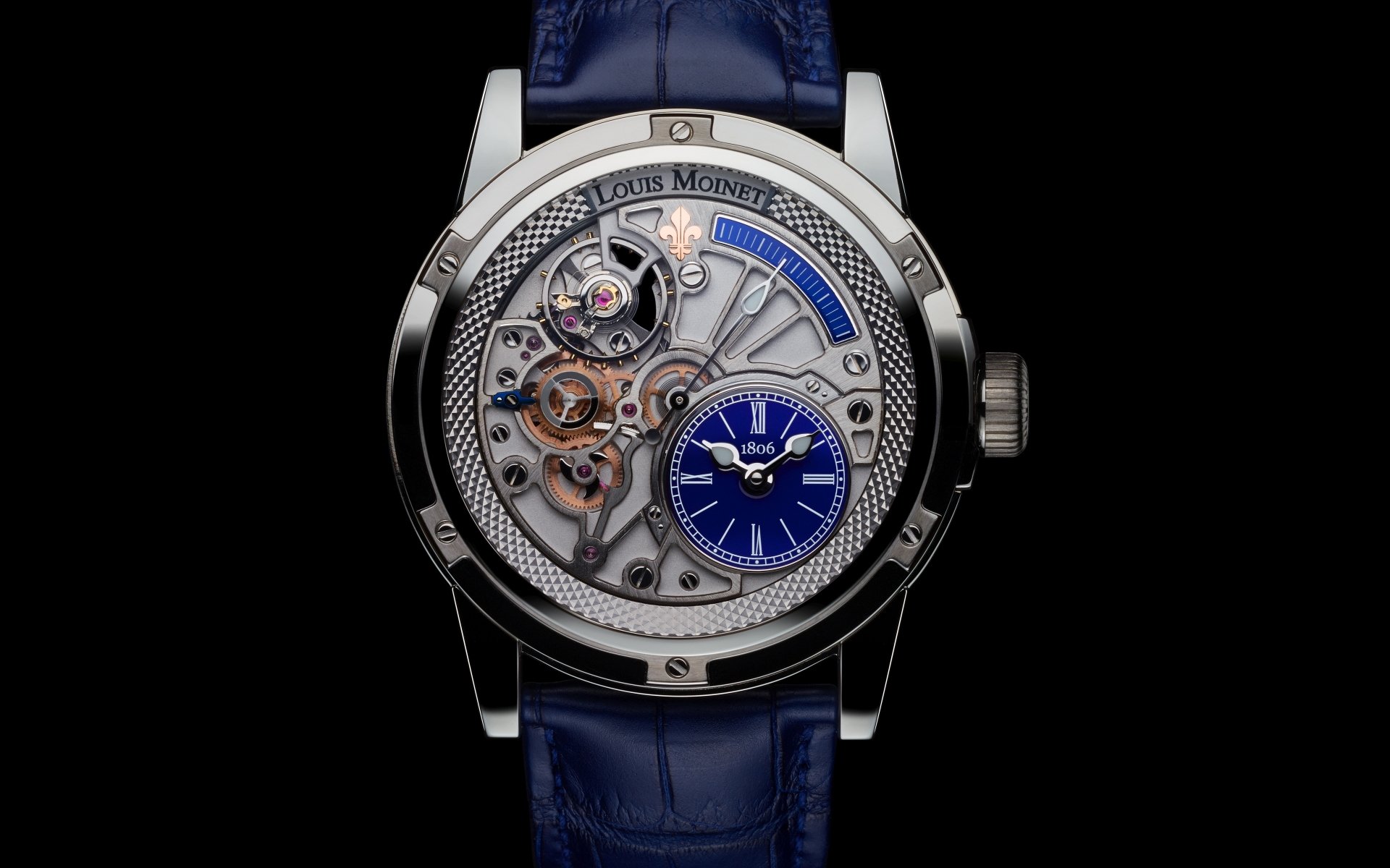 Louis Moinet Masterpiece: 4K Ultra HD Crafted Timepiece Wallpaper