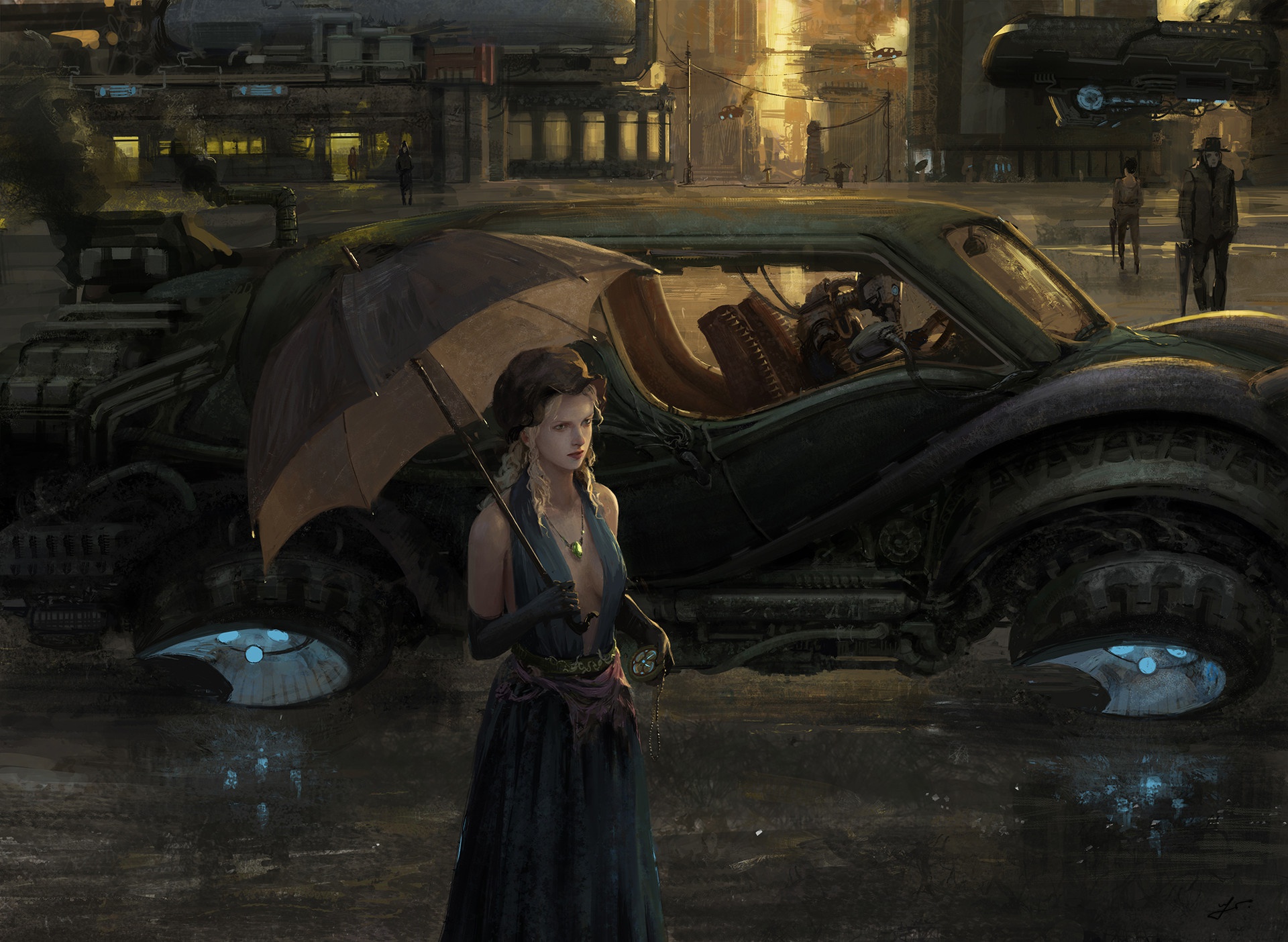 Sci Fi Steampunk HD Wallpaper