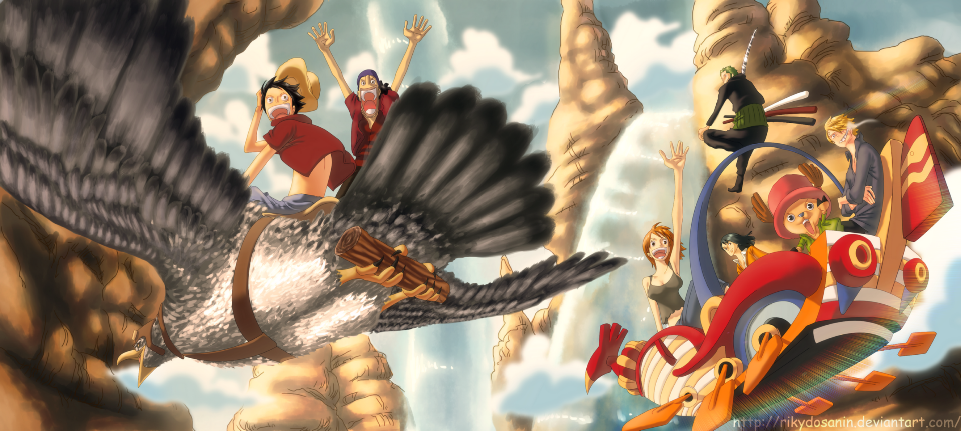 One Piece Sky Adventure: Luffy and Crew Soar in HD Pirate Flight ...