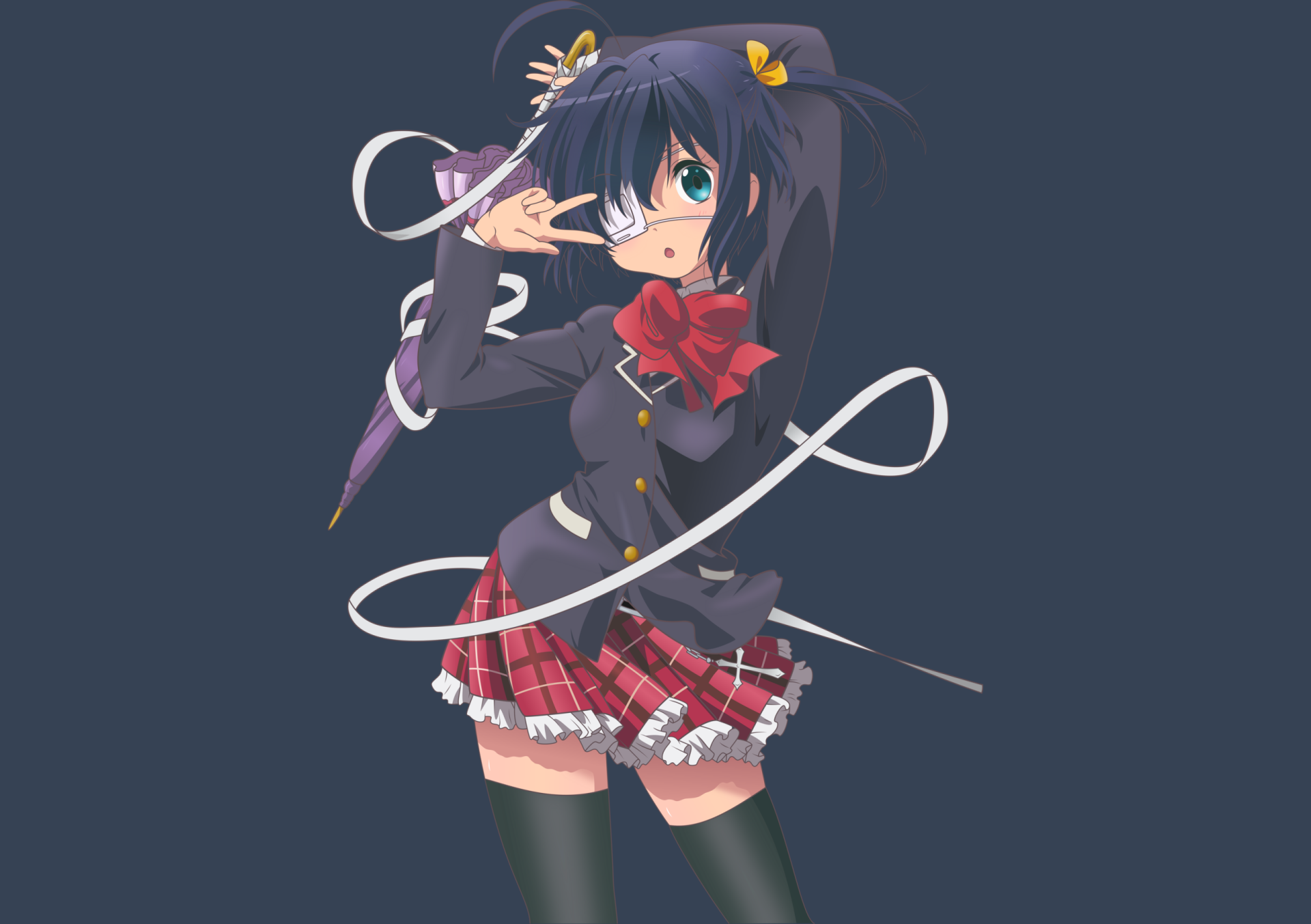 Rikka Takanashi in School Uniform - HD Wallpaper by LadyRacheya