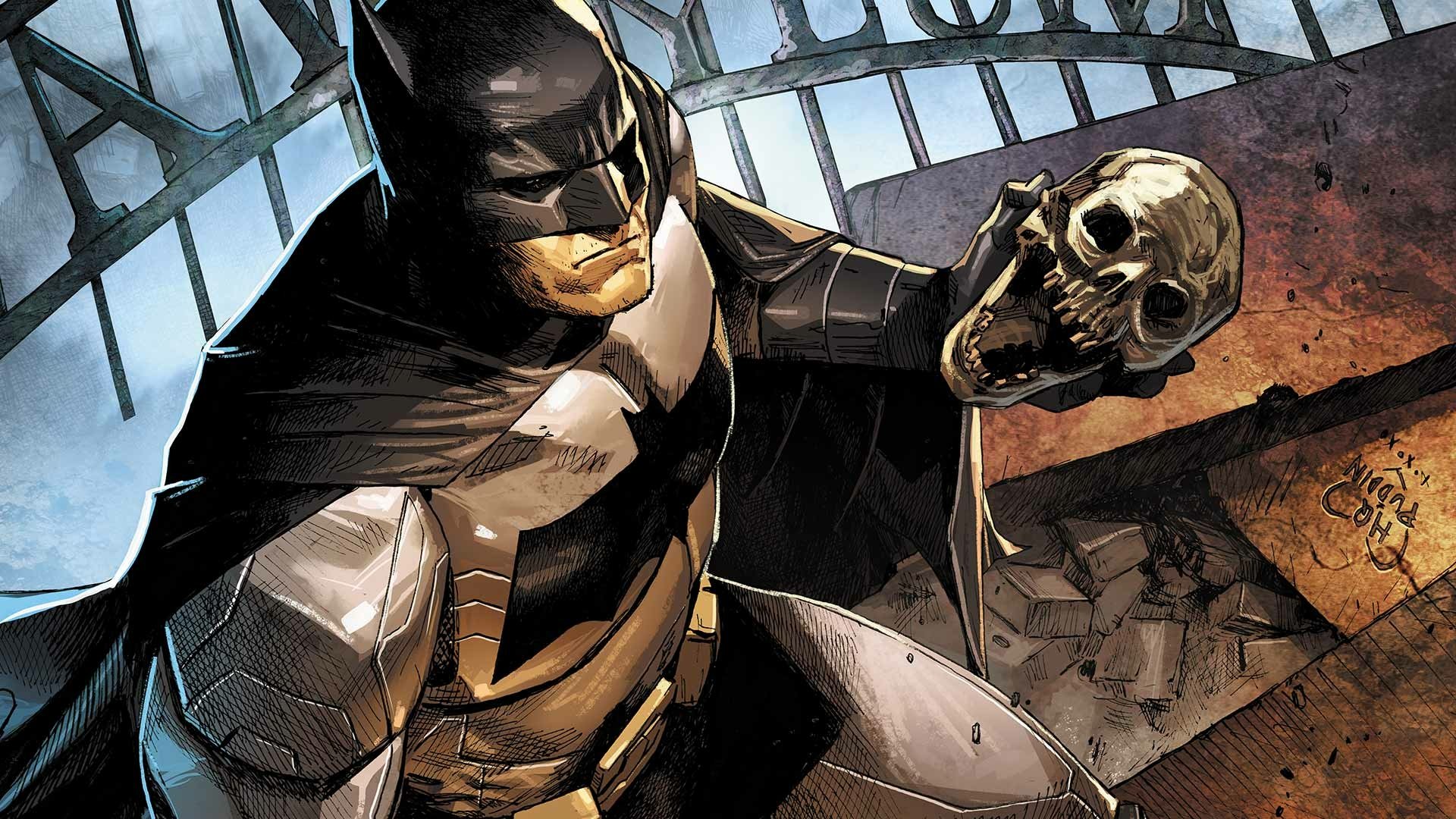 Download Skull DC Comics Comic Batman HD Wallpaper