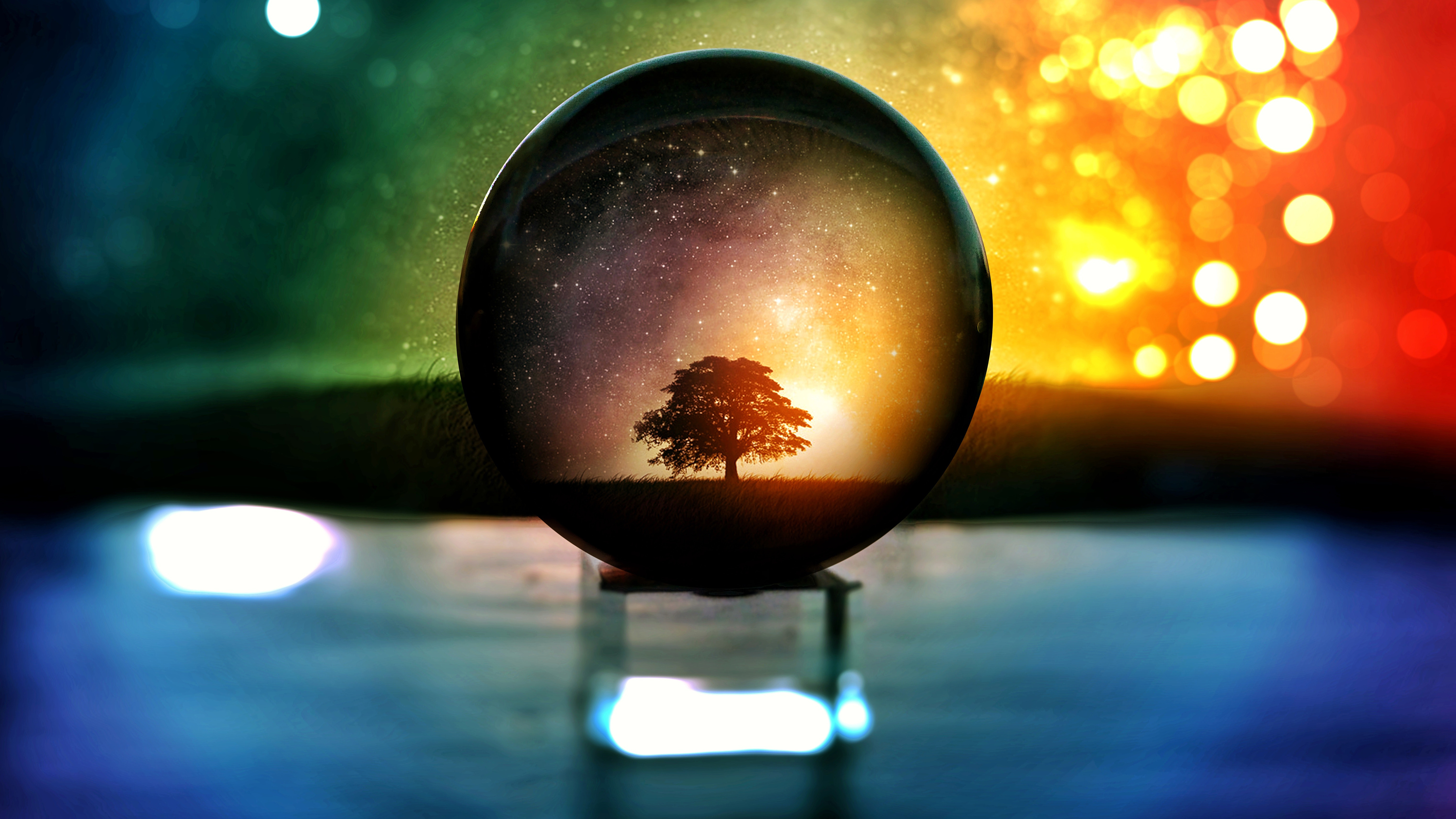 Download Bokeh Photography Manipulation 4k Ultra HD Wallpaper