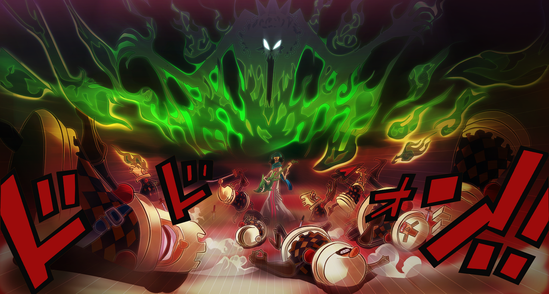 Download Brook (One Piece) Anime One Piece HD Wallpaper by i-SANx