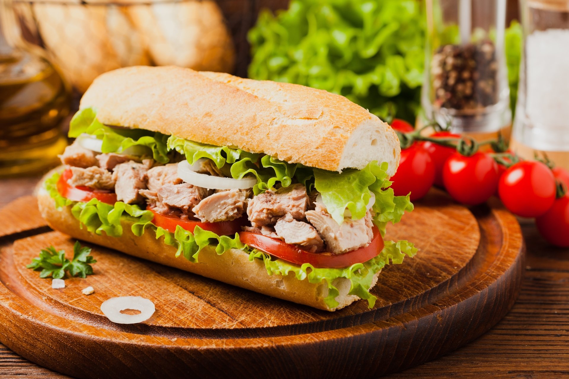 Download Bread Tomato Still Life Food Sandwich 4k Ultra HD Wallpaper