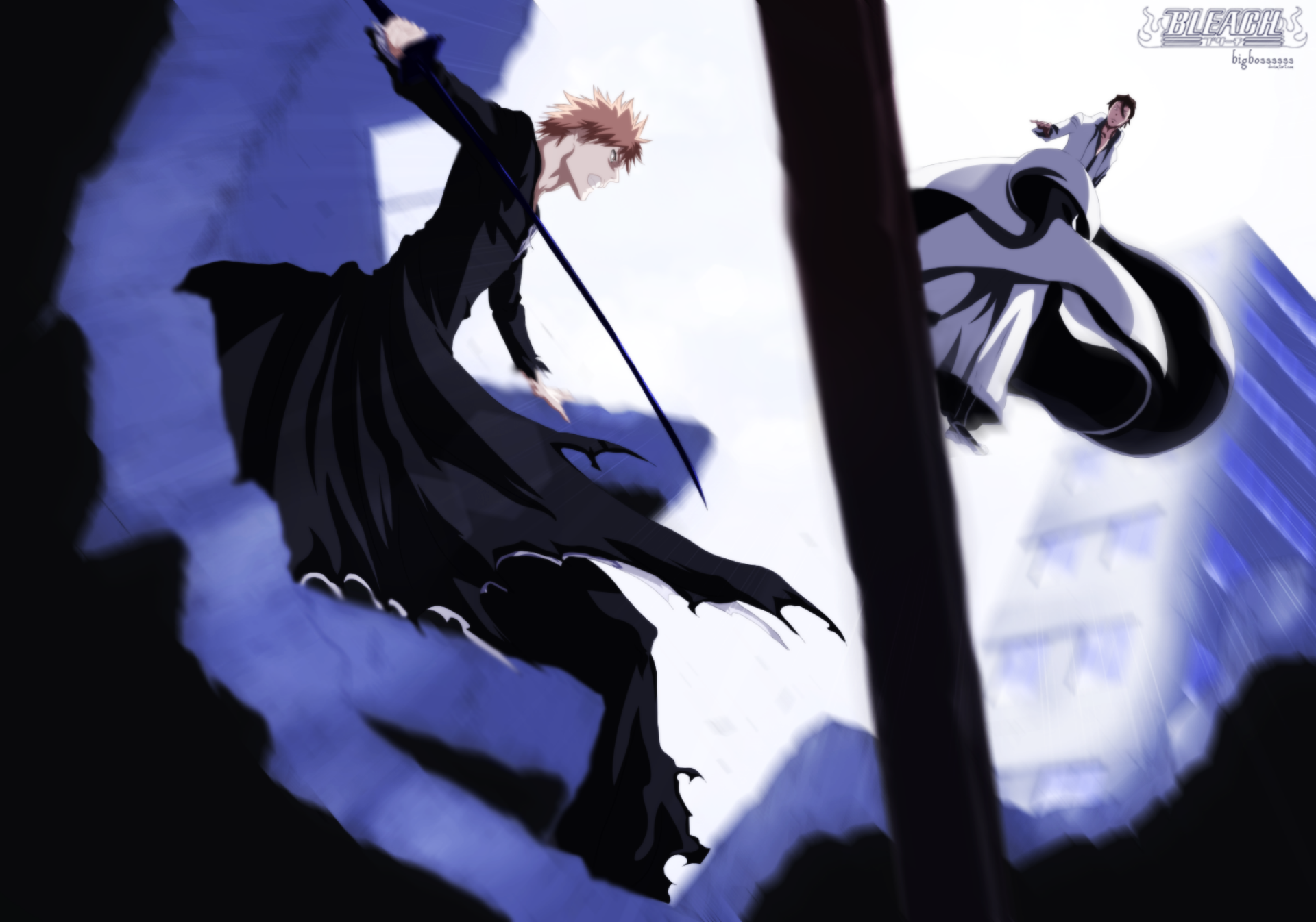 Download Sōsuke Aizen Ichigo Kurosaki Anime Bleach HD Wallpaper by ...