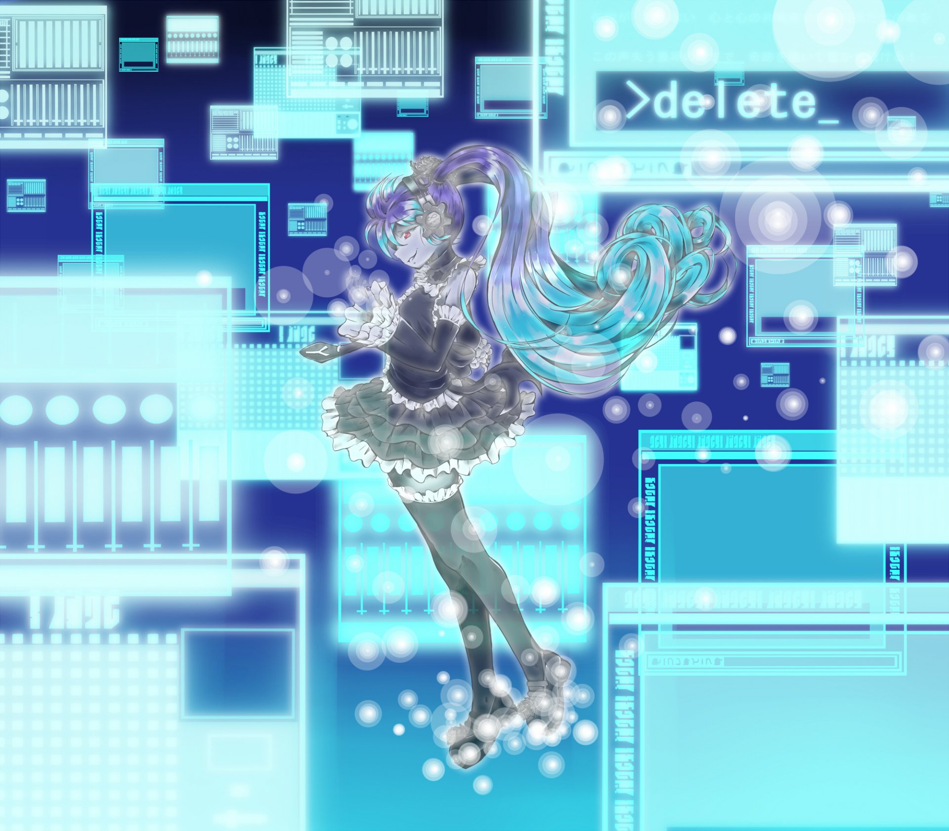 Techno Hatsune Miku Wallpaper