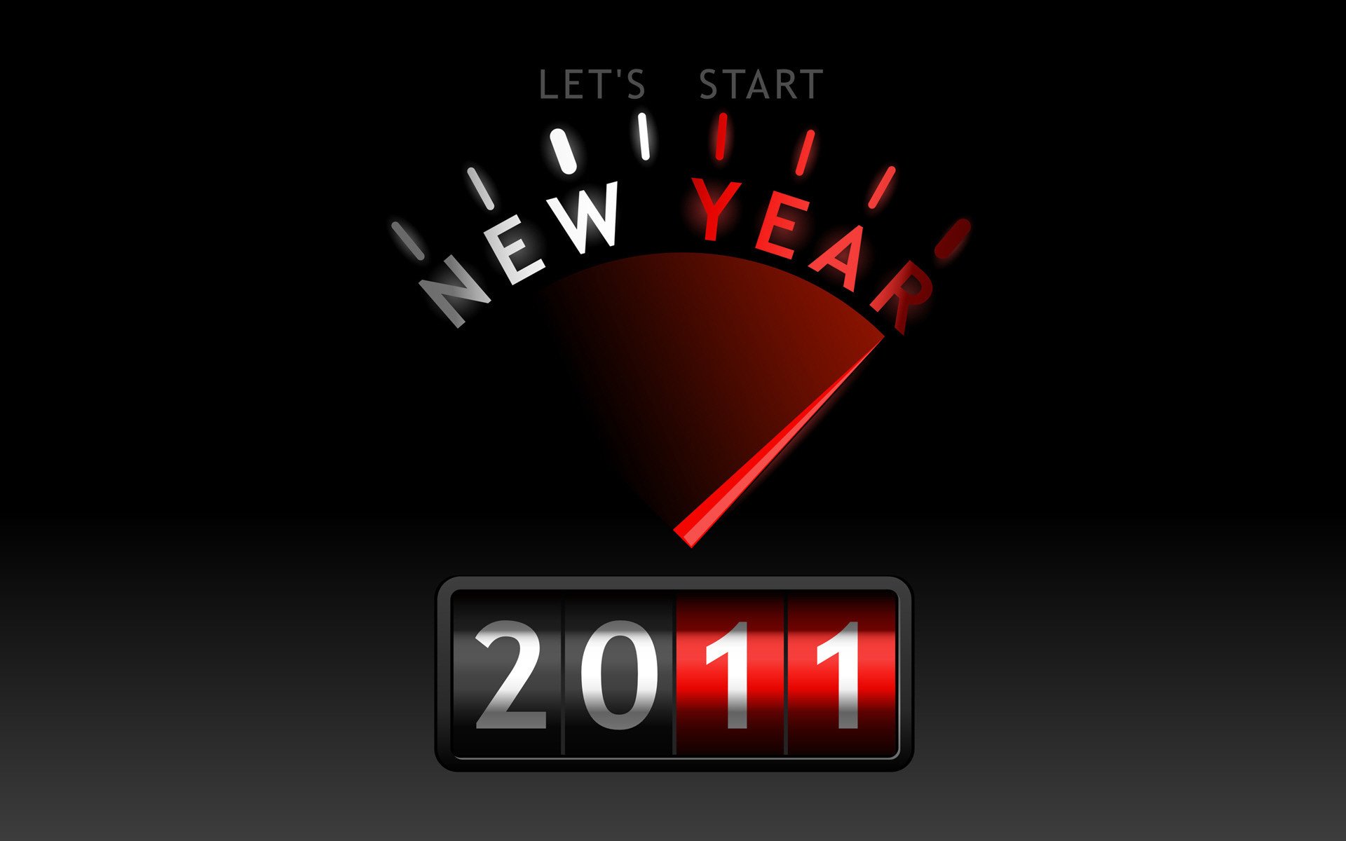 HD Wallpaper: Celebrate New Year 2011 in Style