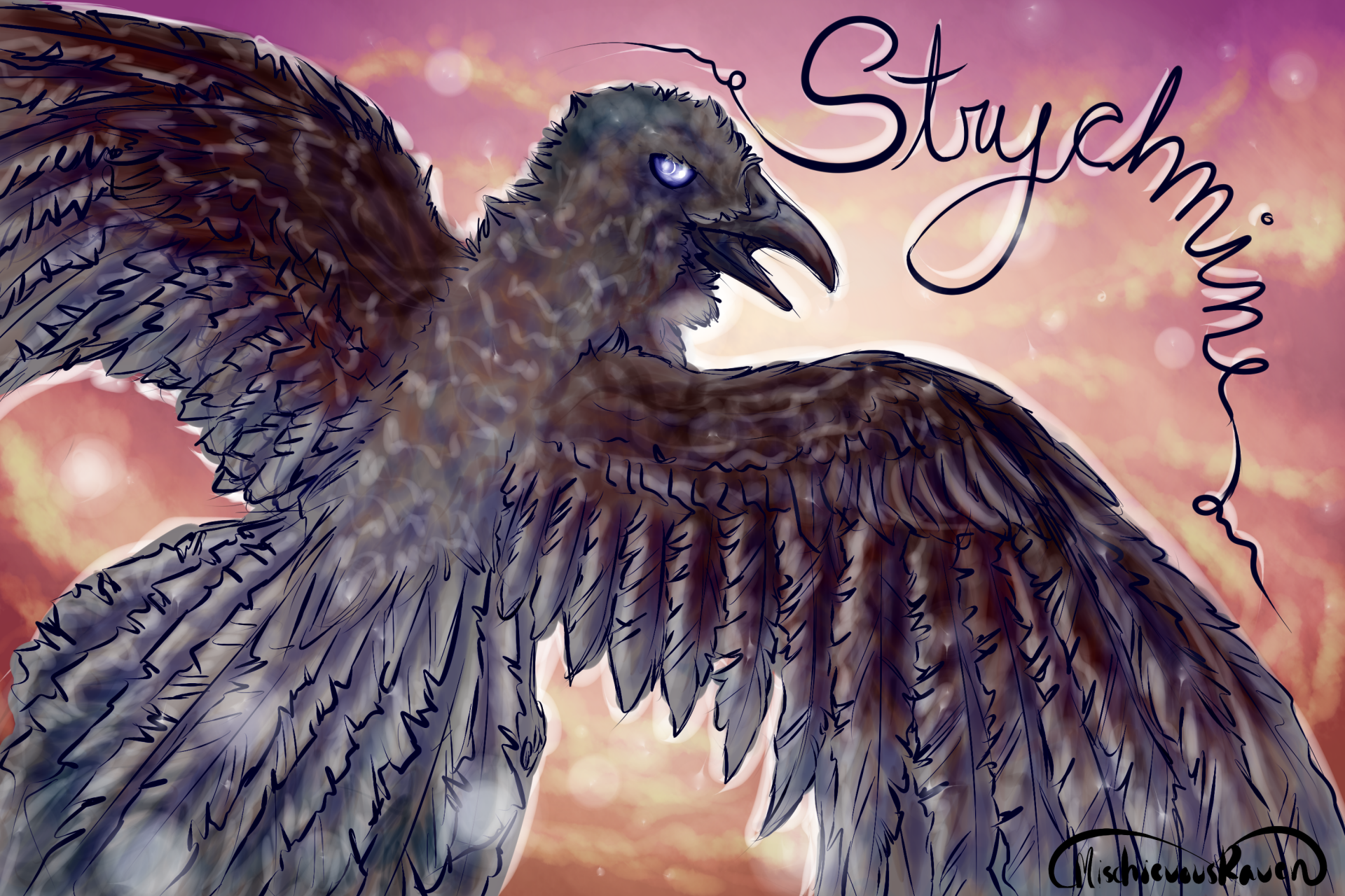 Fantasy Bird HD Wallpaper by MischievousRaven