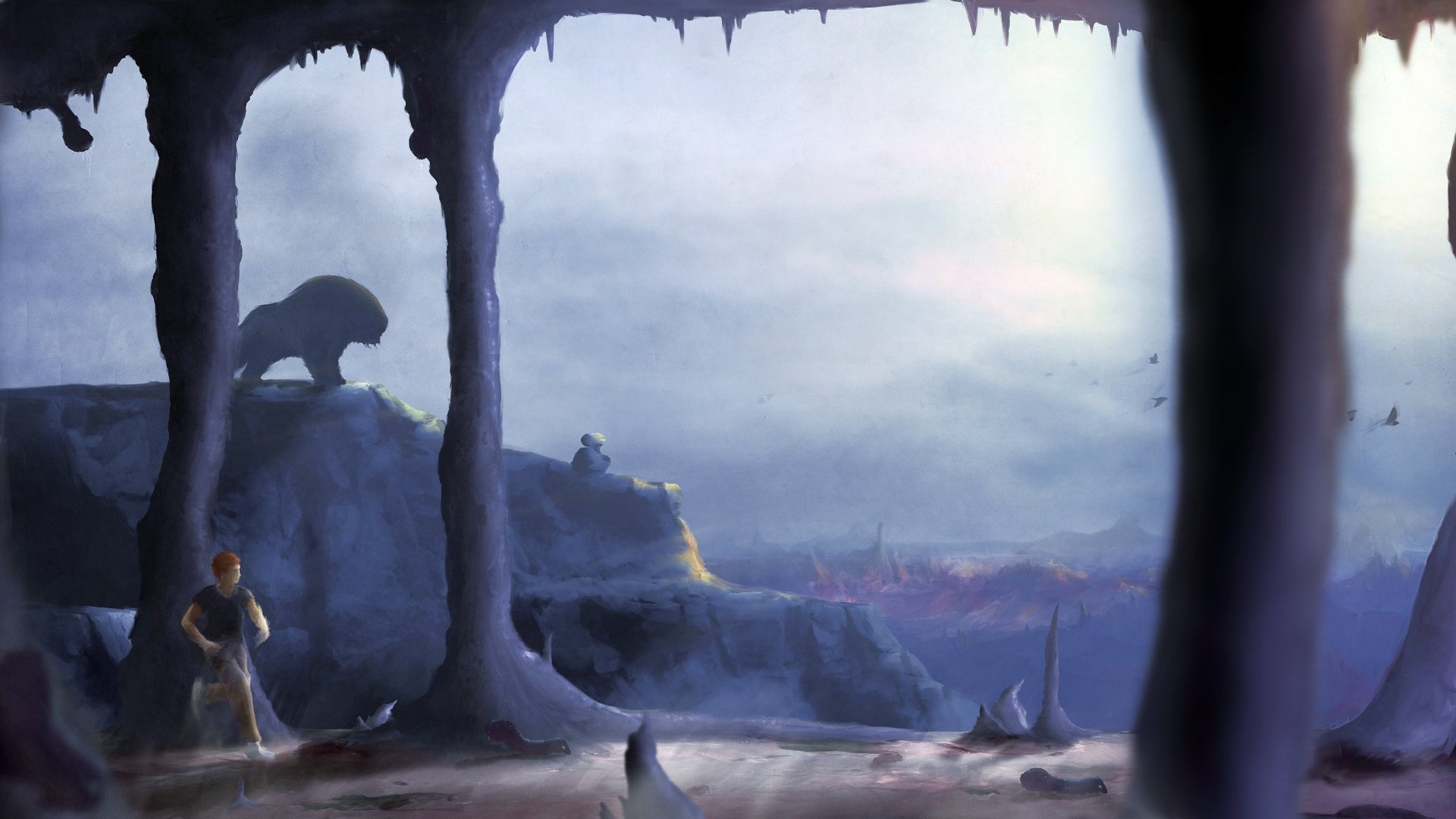 Ethereal Shadows: 4K Ultra HD Artistic Masterpiece Painting | 4800x2700 ...
