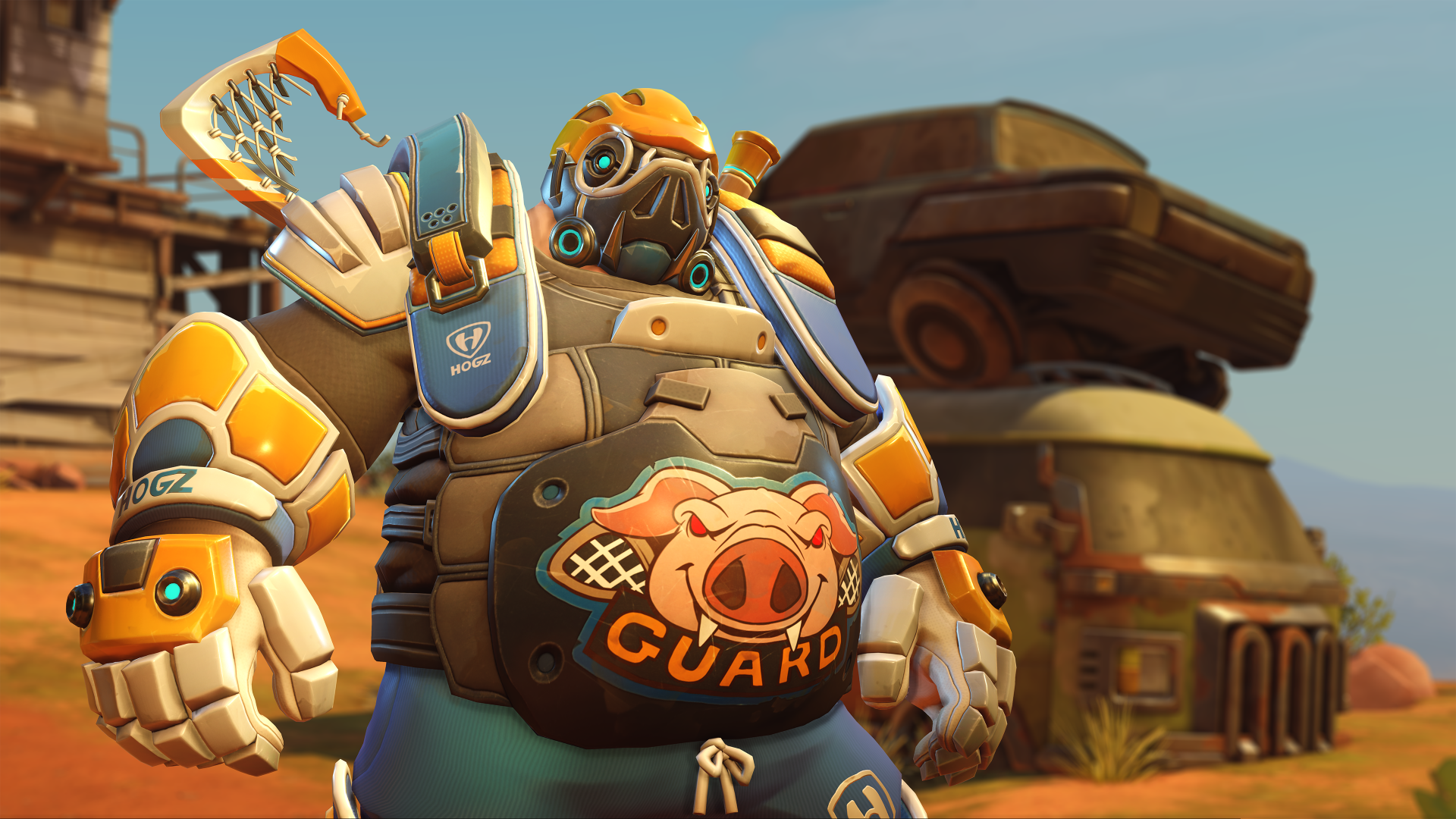 Download Roadhog (Overwatch) Video Game Overwatch 4k Ultra HD Wallpaper