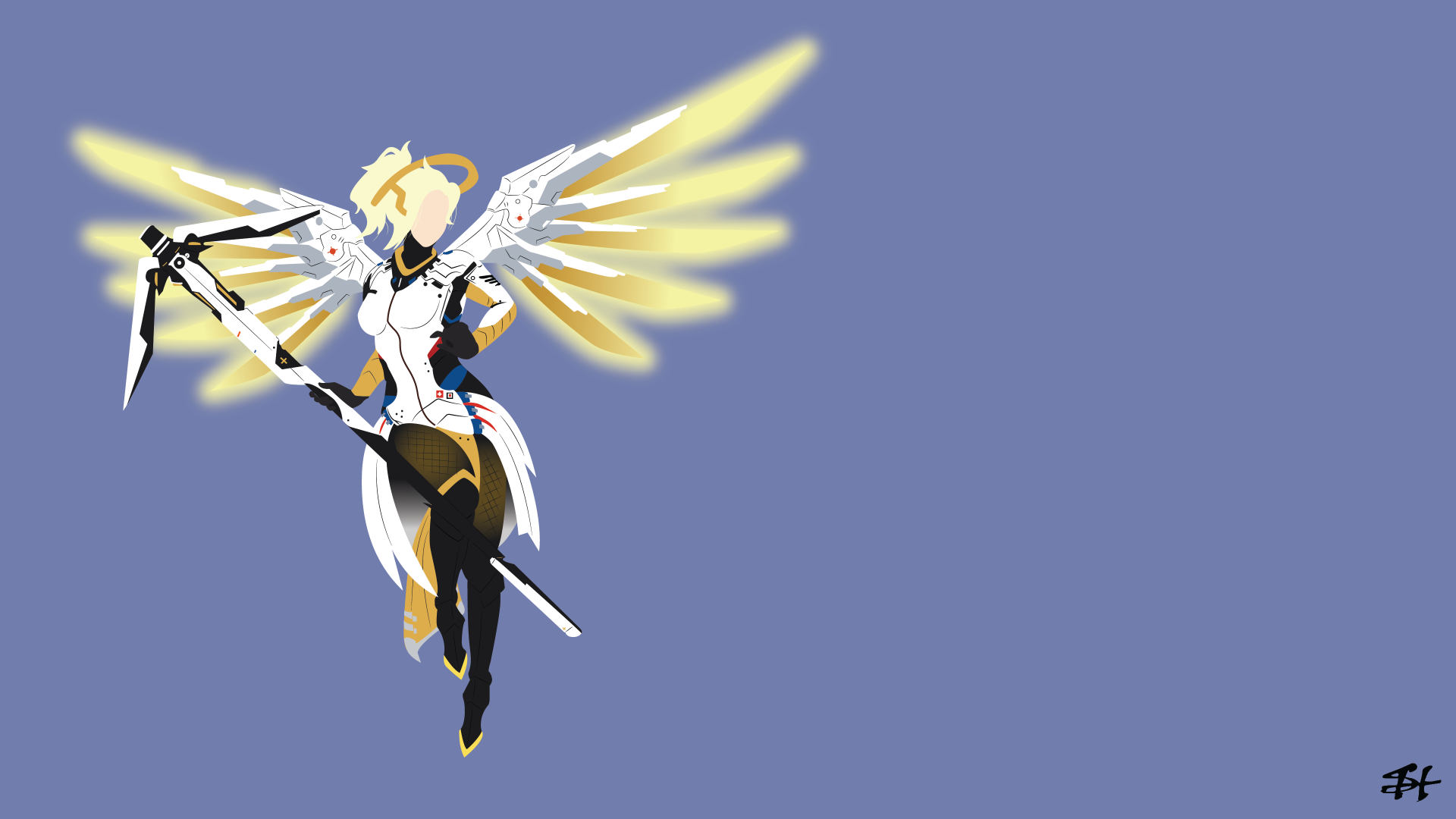 Download Mercy (Overwatch) Video Game Overwatch 4k Ultra HD Wallpaper