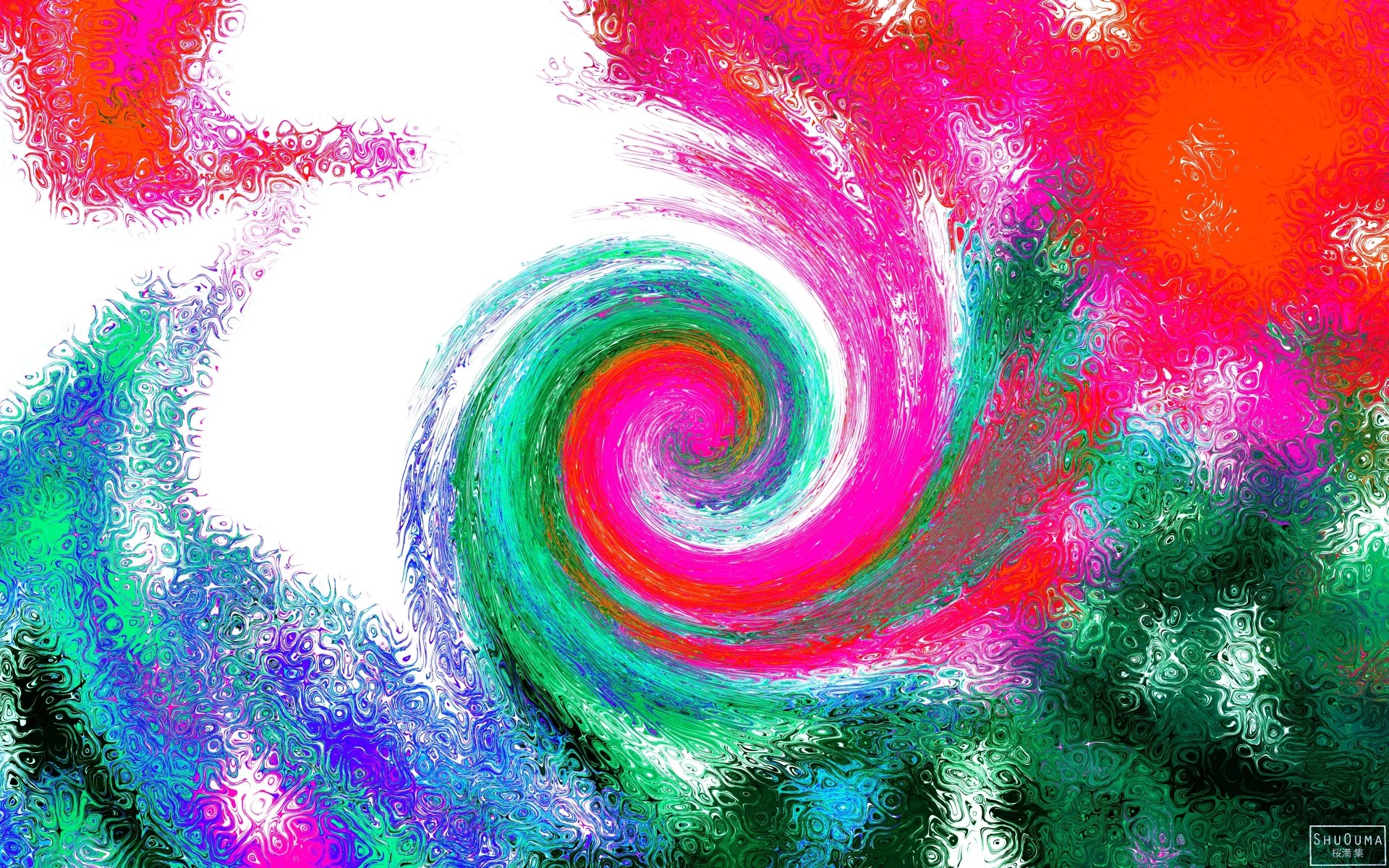 Abstract Swirl 4k Ultra HD Wallpaper by ShuOuma