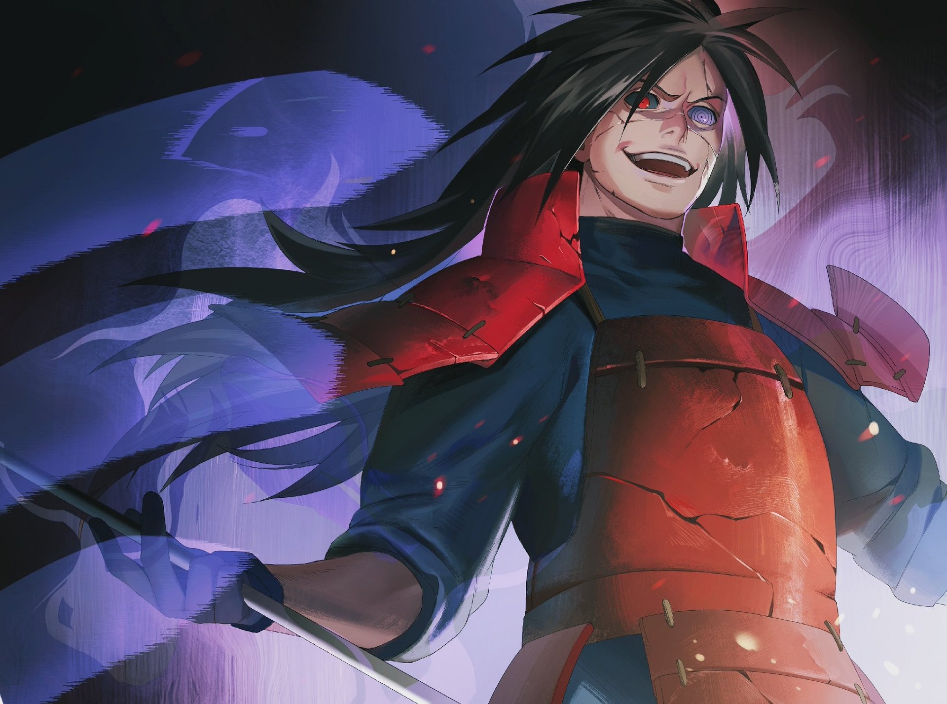 Madara Uchiha HD Anime Wallpaper – Naruto's Legendary Power Unleashed