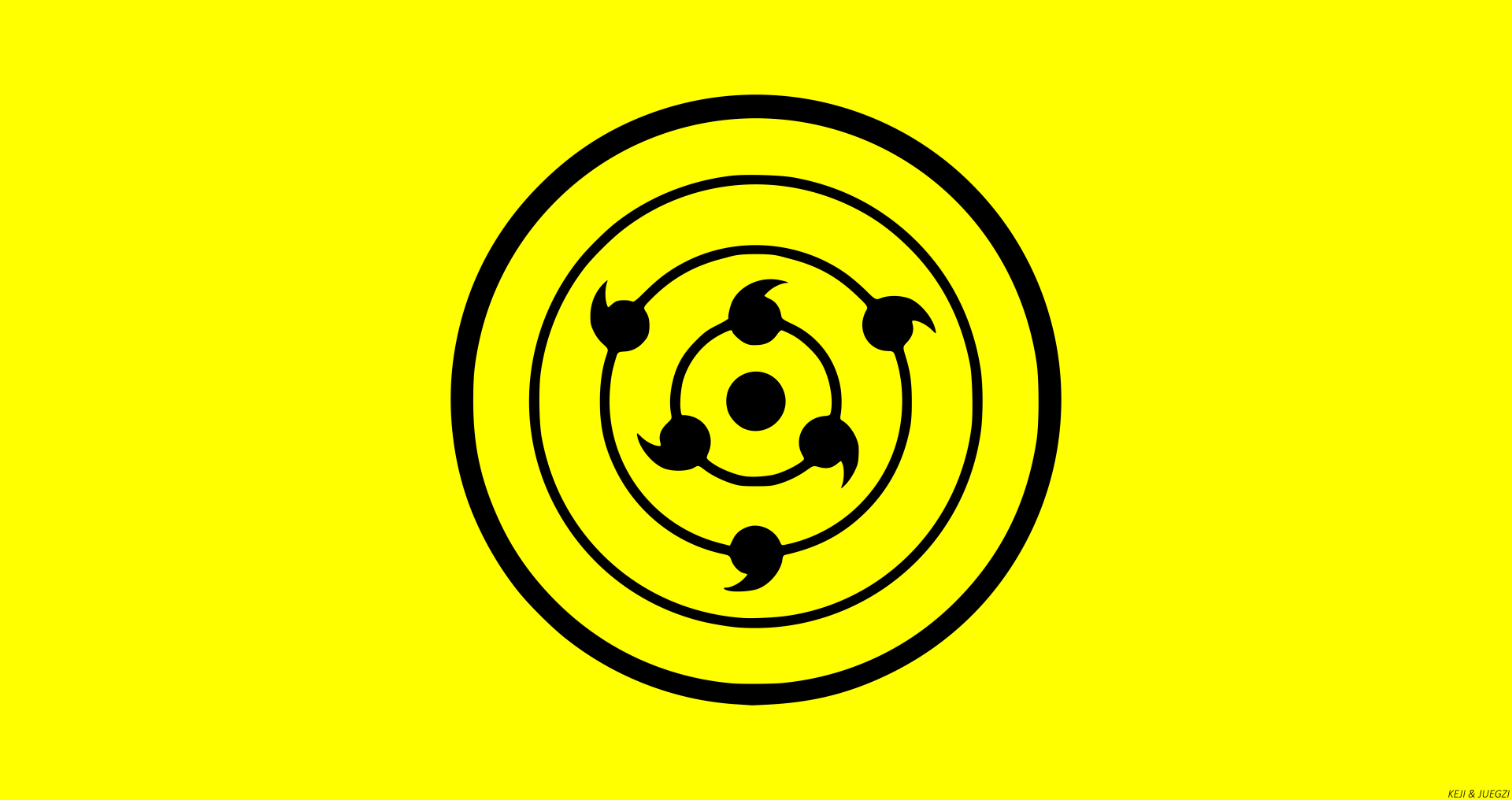 Sasuke Uchiha Rinnegan (Yellow) by KEJI