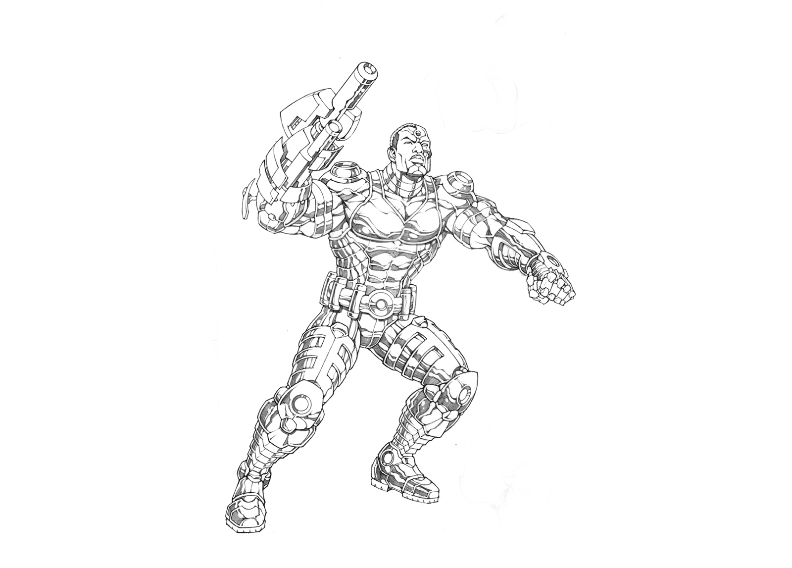 Download Cyborg (DC Comics) Comic Cyborg Wallpaper