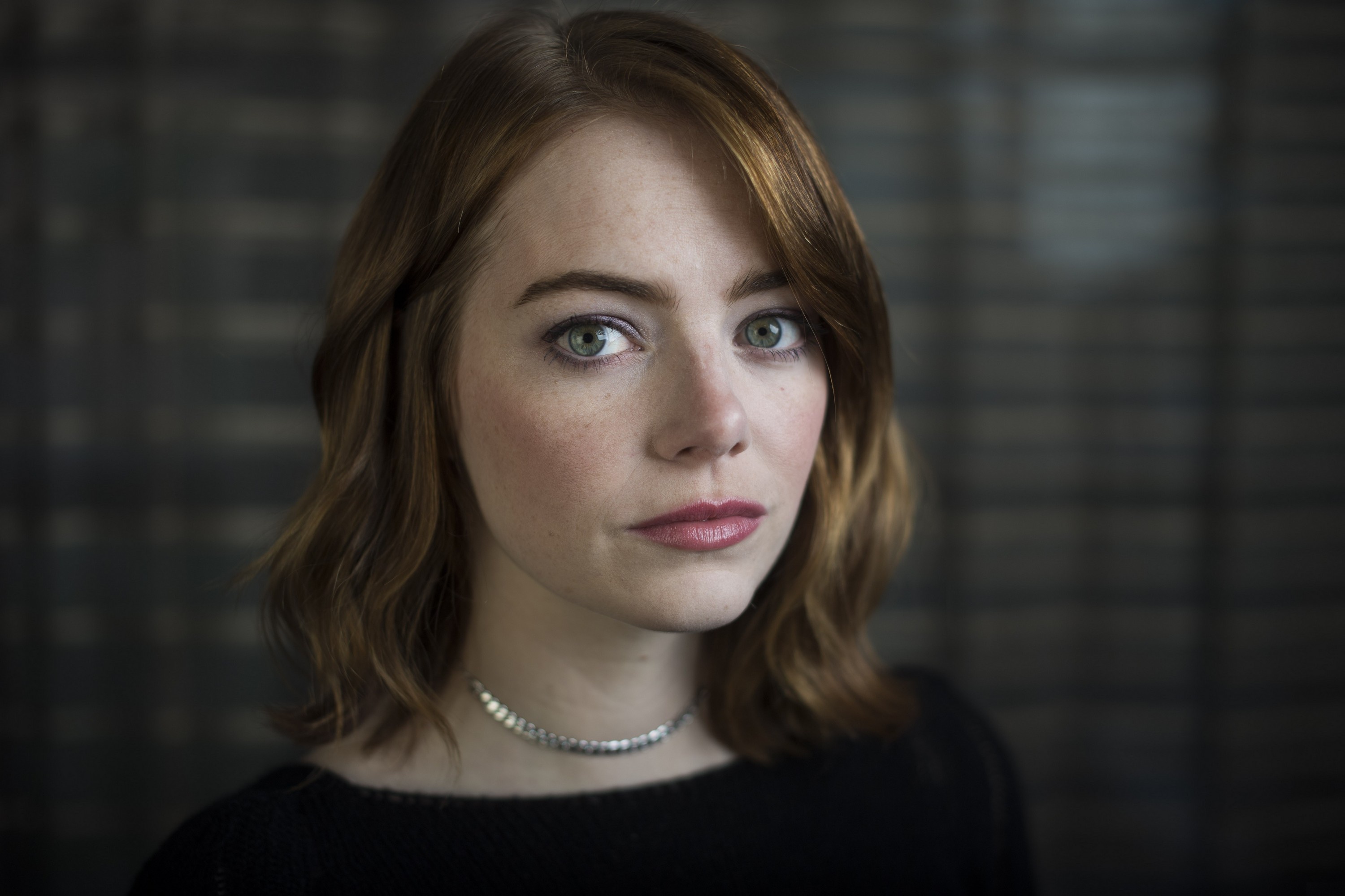 Download Green Eyes Face Redhead American Actress Celebrity Emma Stone ...