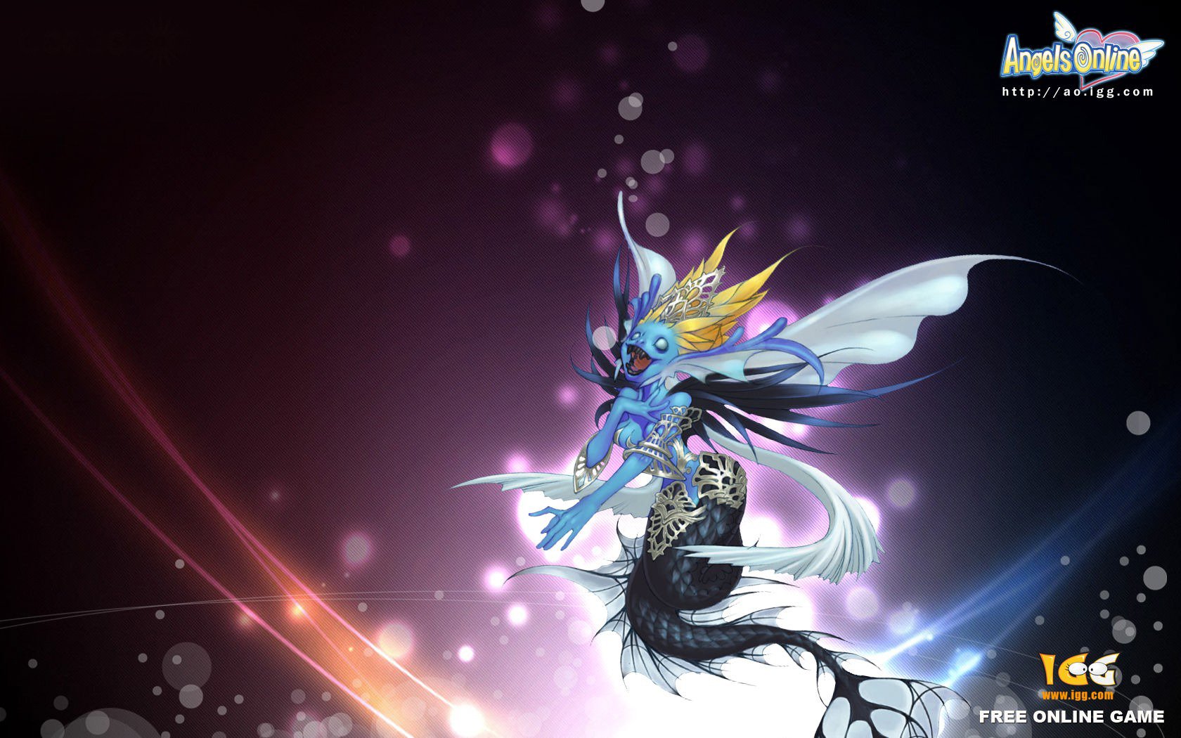 Download Video Game Angels Online Wallpaper