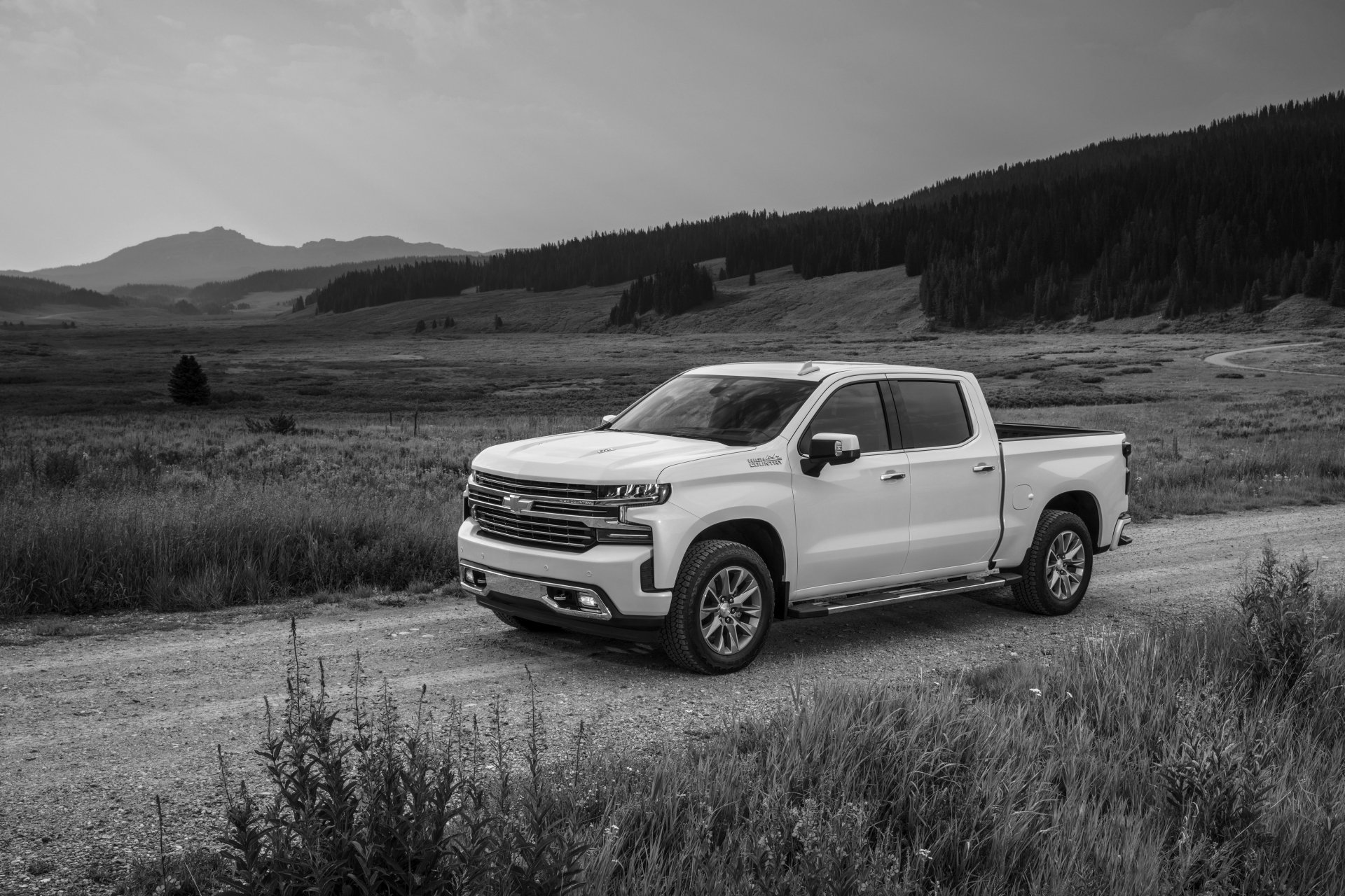 Download White Car Car Chevrolet Vehicle Chevrolet Silverado 4k Ultra ...