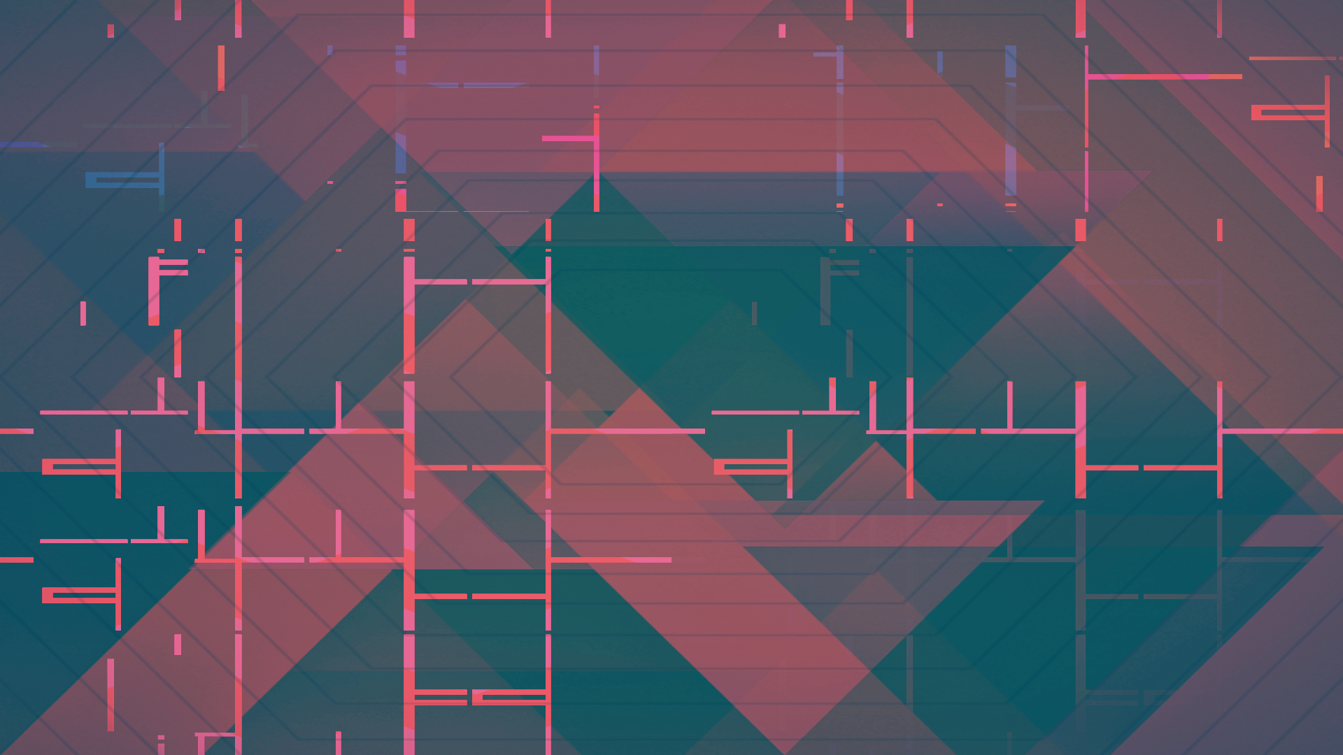 Pink and Green Digital Art by lonewolf6738