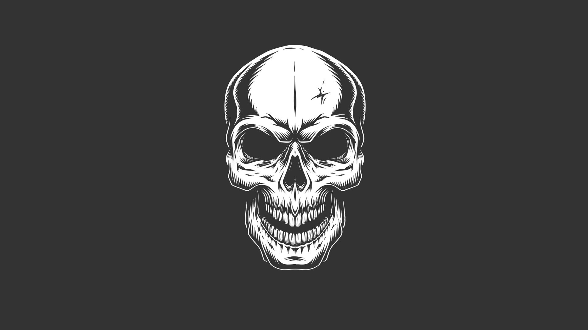 Download Dark Skull HD Wallpaper | 2560x1440 | Wallpaper Abyss