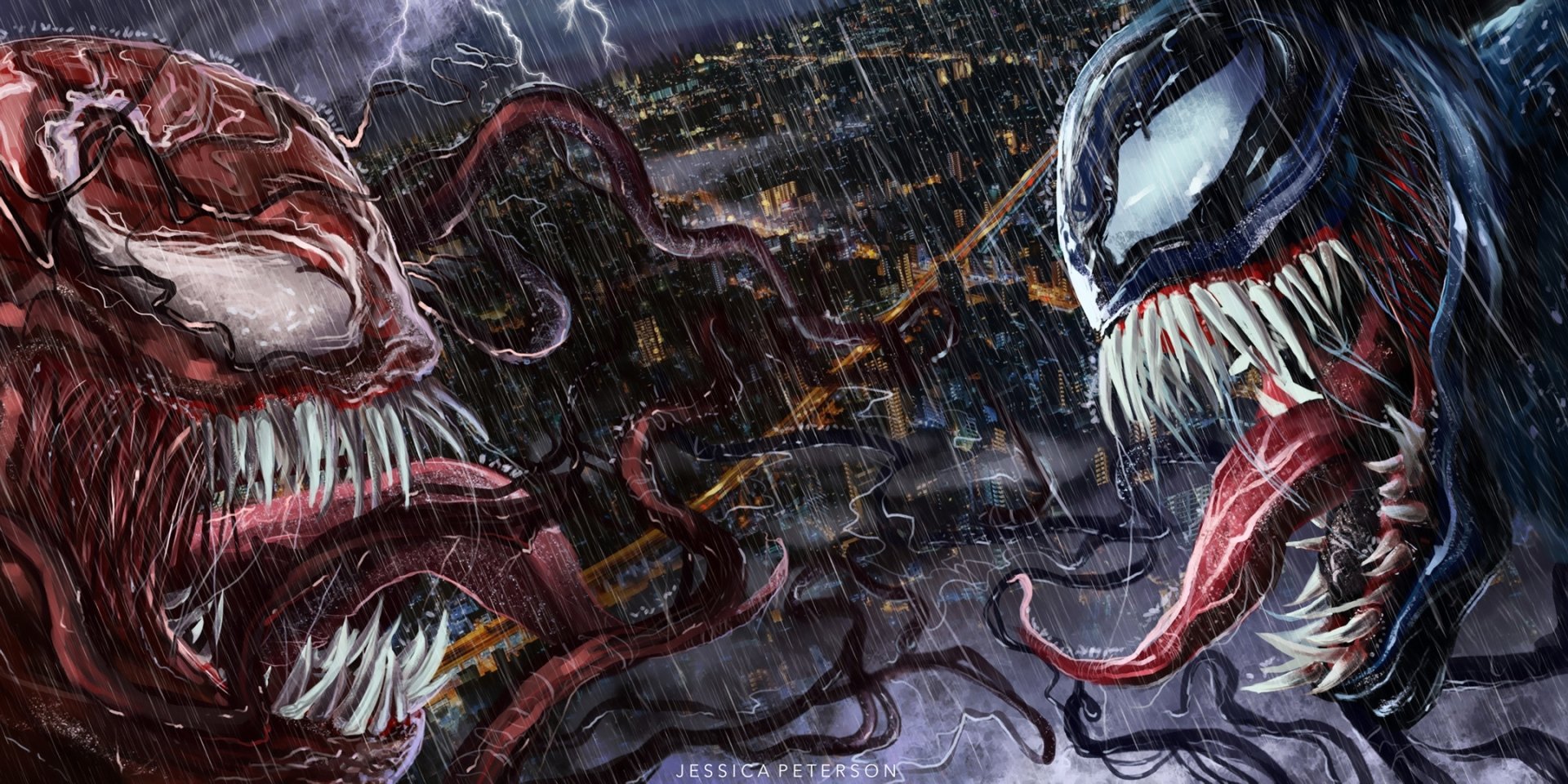Download Carnage (Marvel Comics) Comic Venom HD Wallpaper | 2160x1080 ...