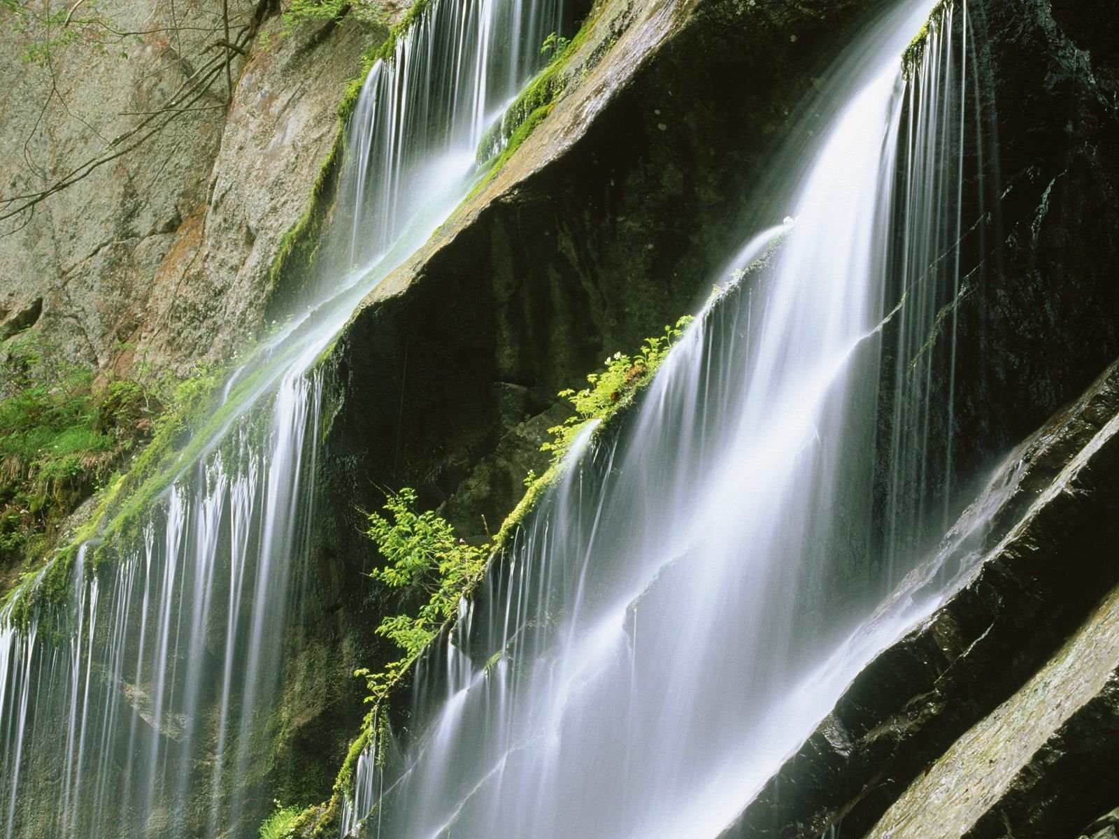 Majestic Waterfall: Stunning HD Nature Splash Wall Art