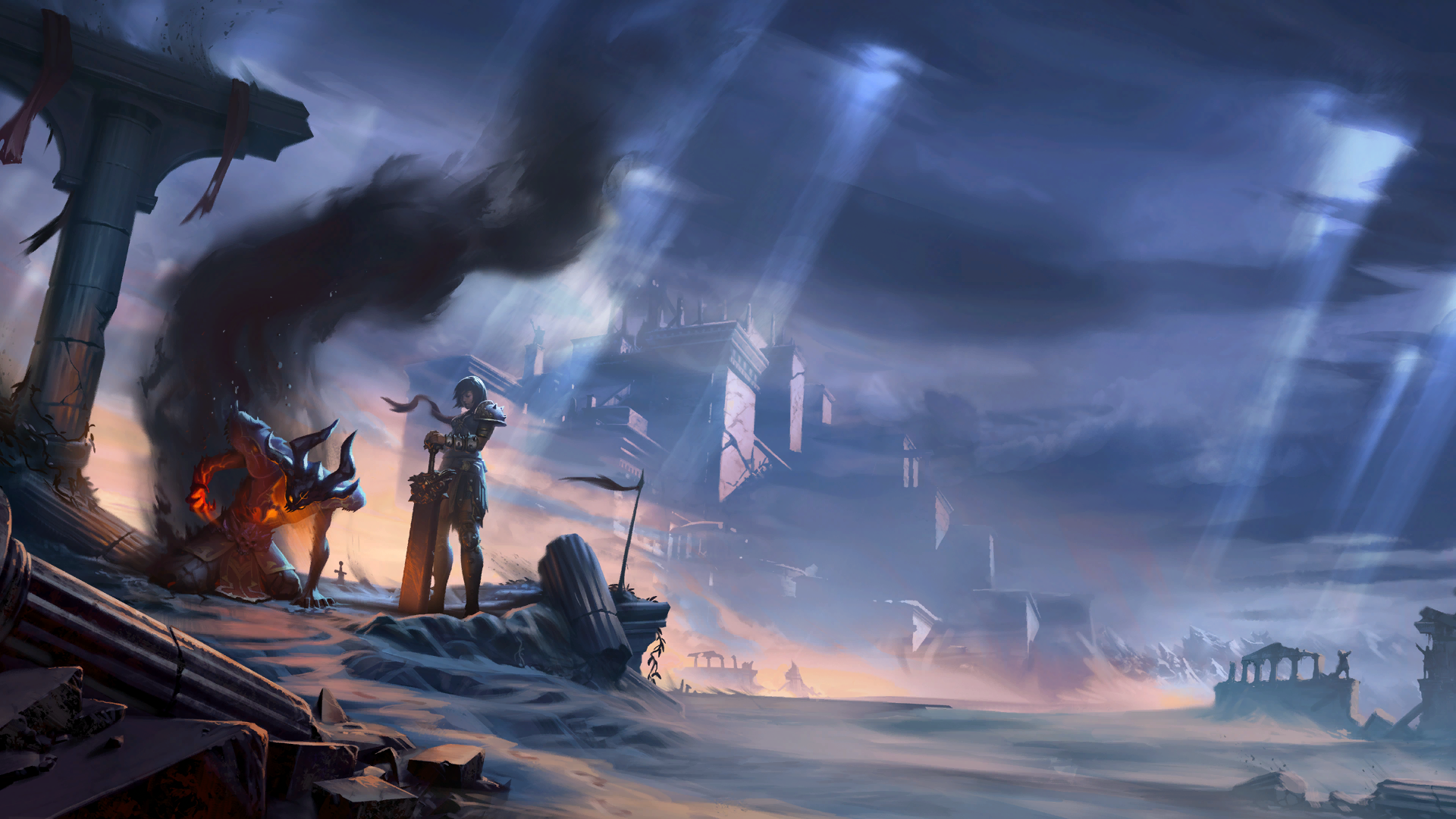 Download Pele (Smite) Video Game Smite HD Wallpaper