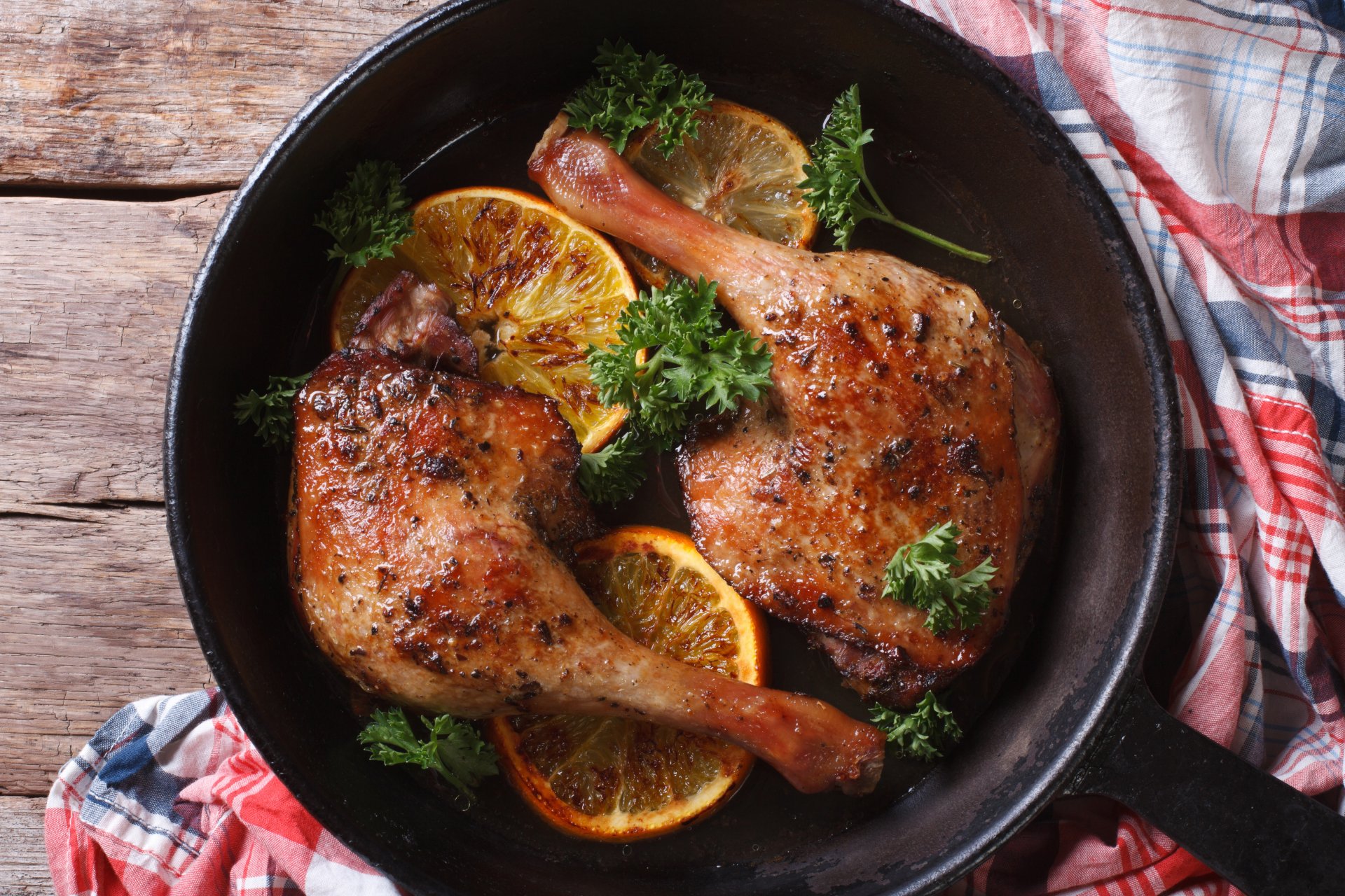 4K Ultra HD Roasted Chicken Delight with Citrus & Herbs