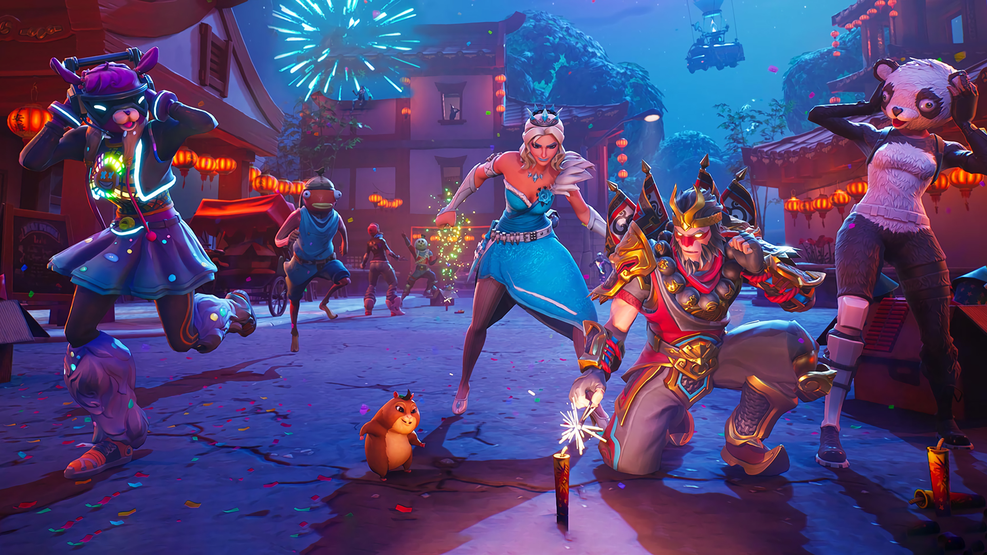 Download Video Game Fortnite HD Wallpaper